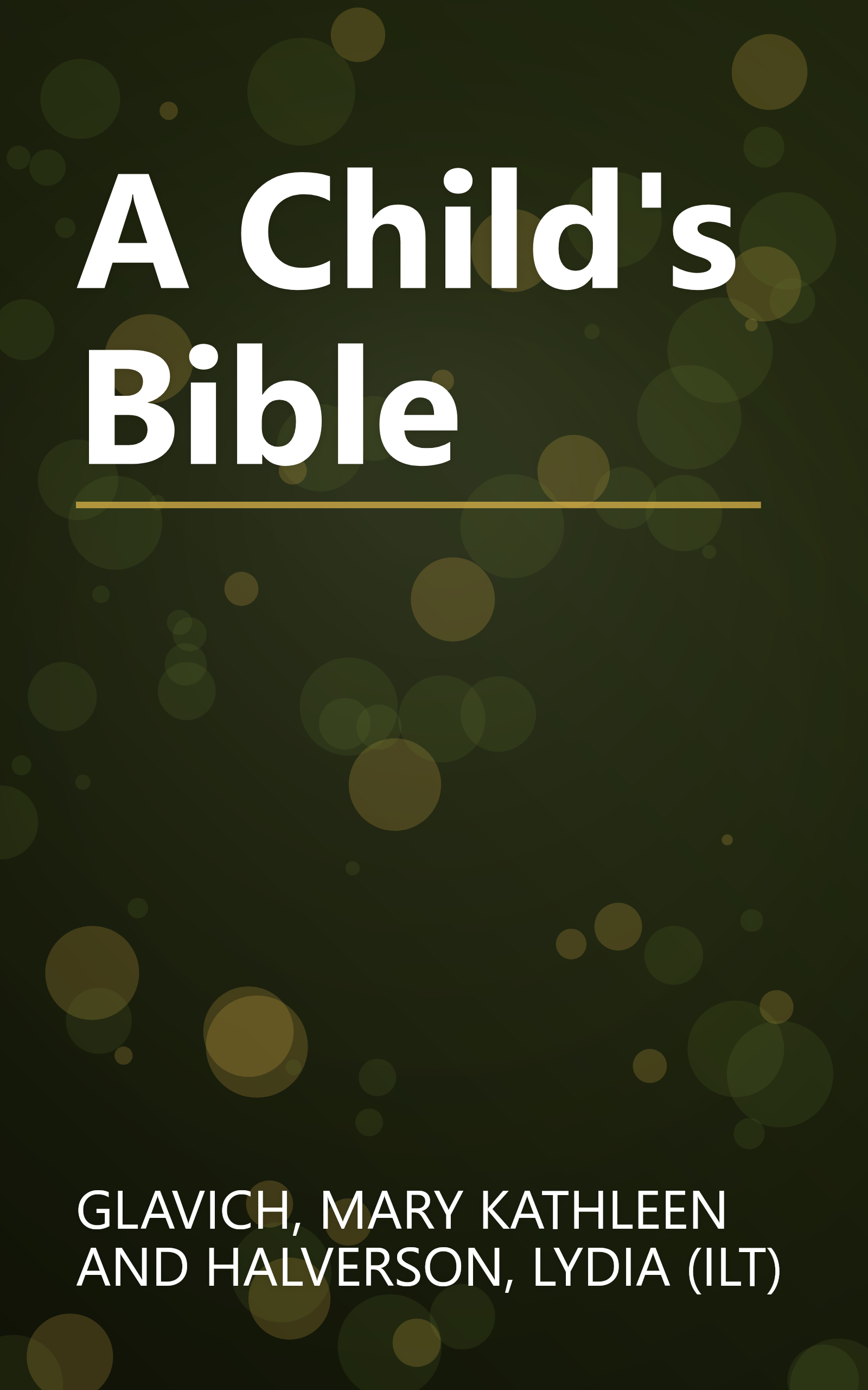 A Child's Bible book cover