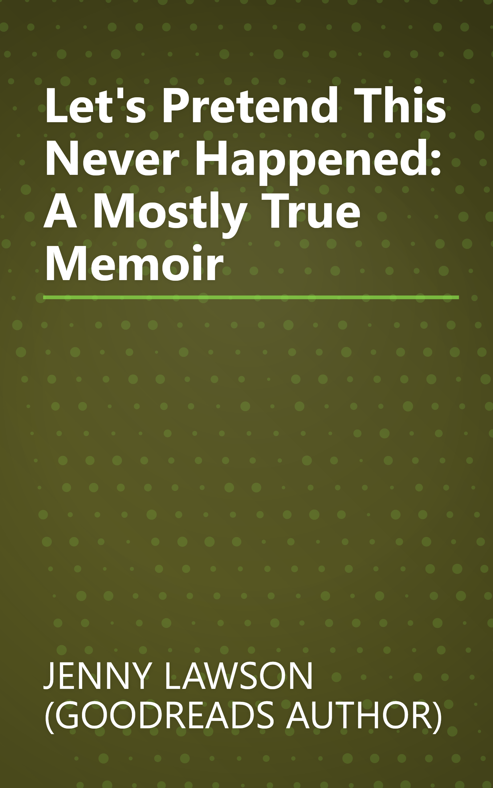 Let's Pretend This Never Happened: A Mostly True Memoir book cover