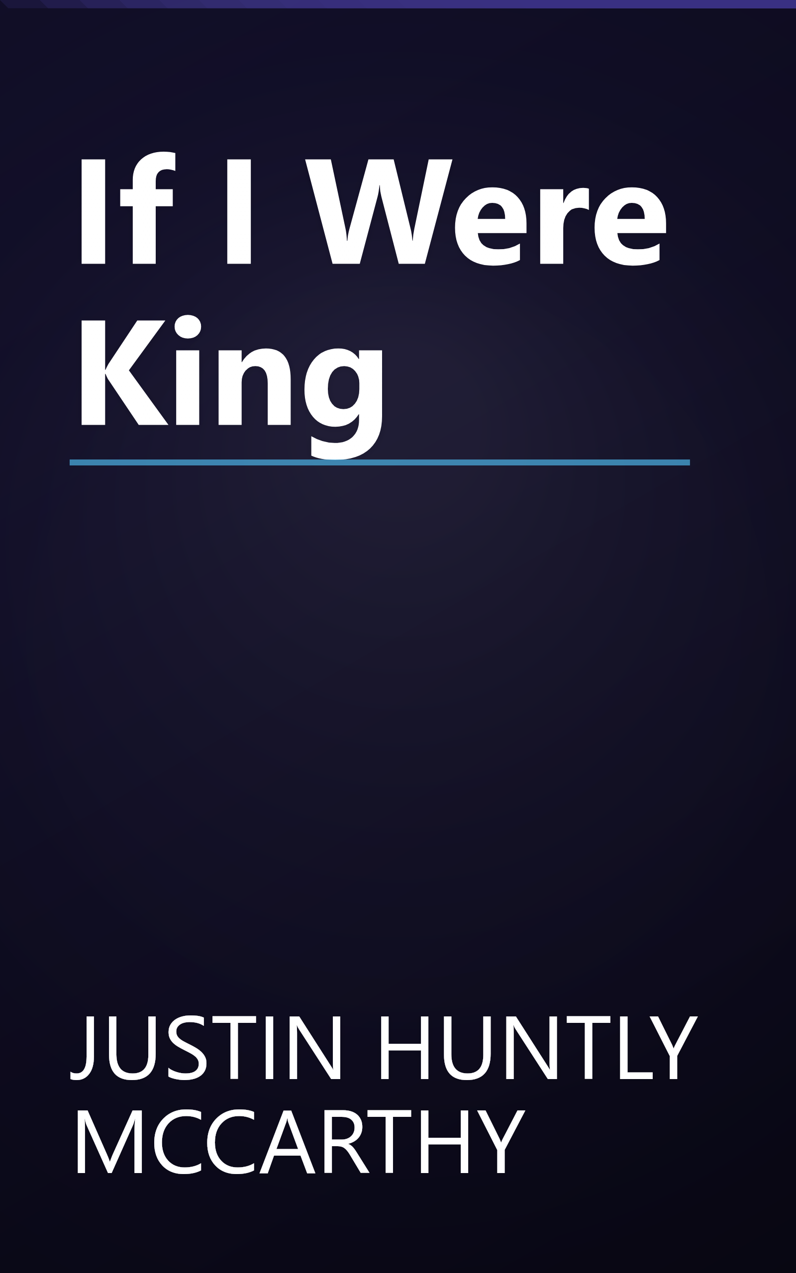 If I Were King book cover