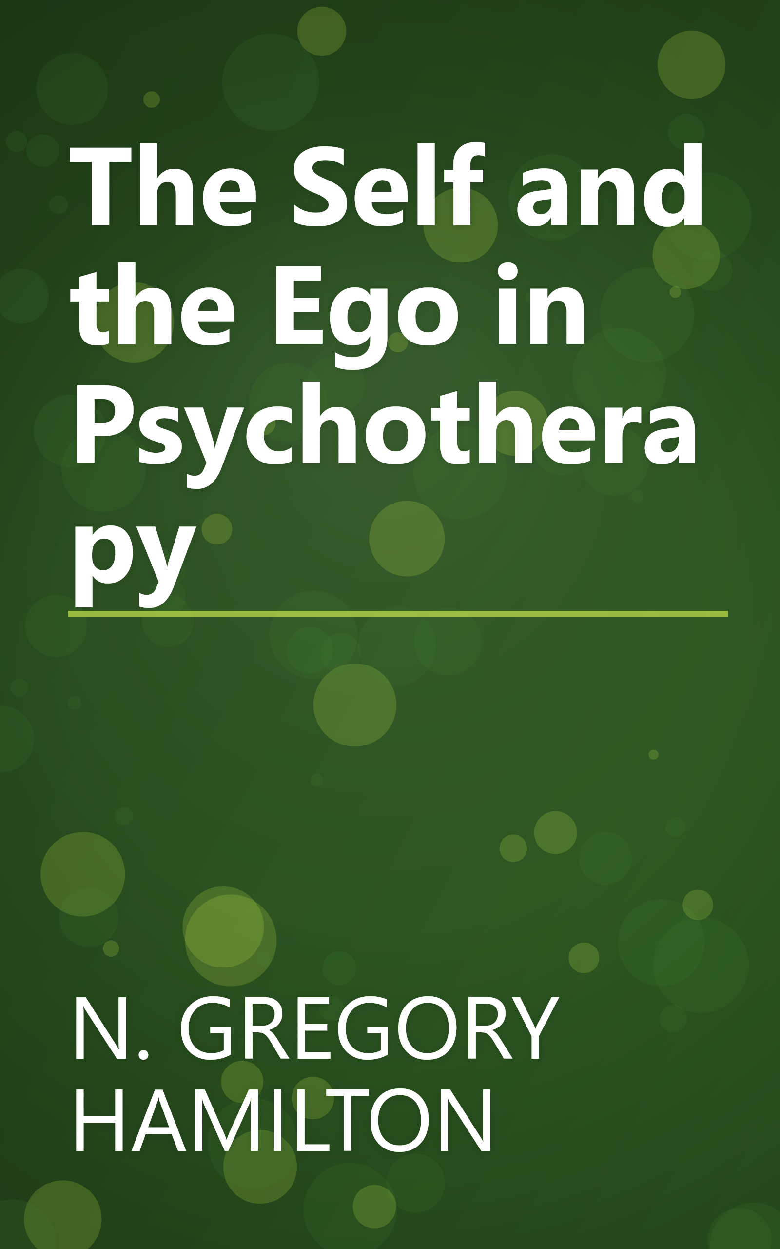 The Self and the Ego in Psychotherapy book cover