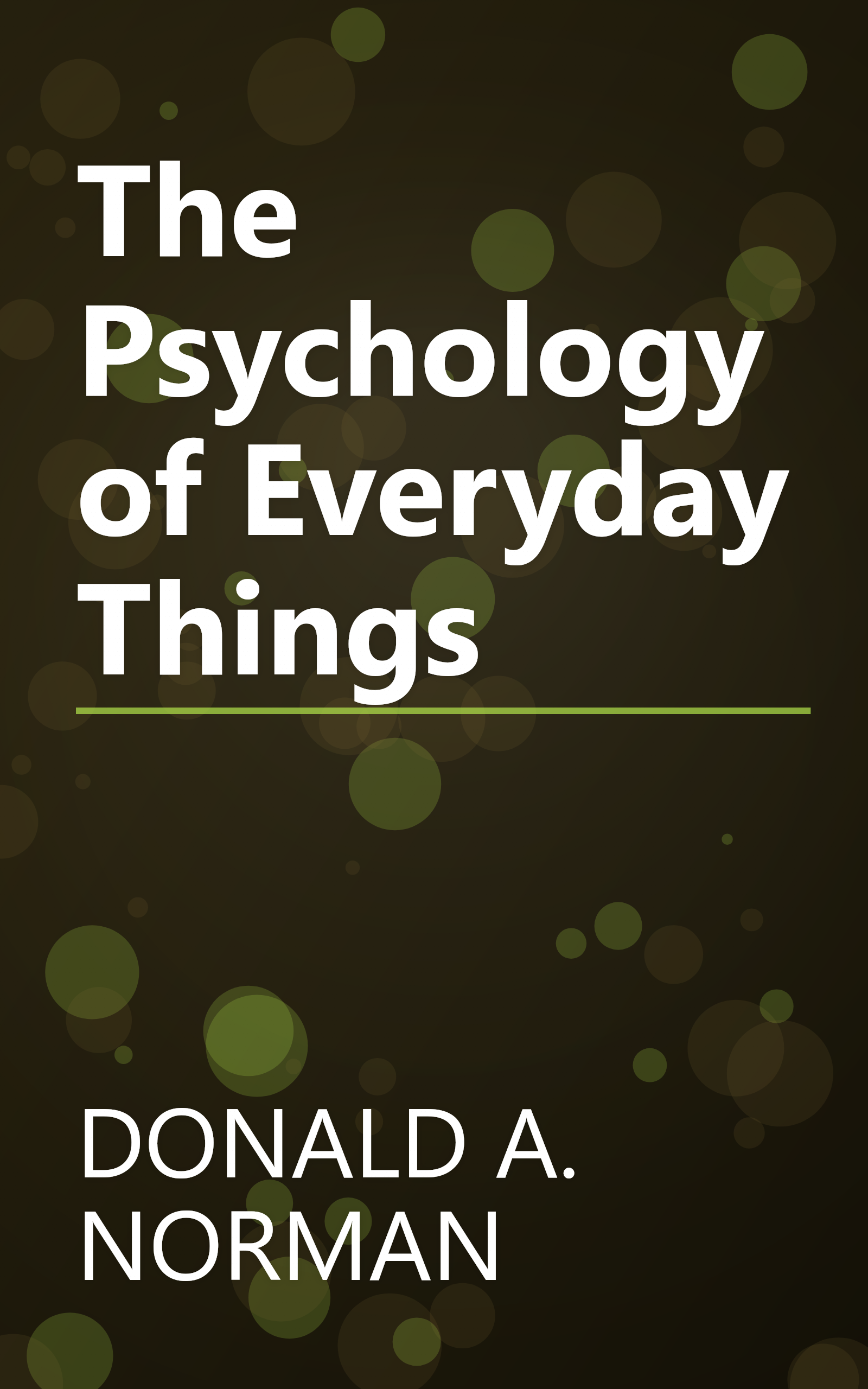 The Psychology of Everyday Things book cover