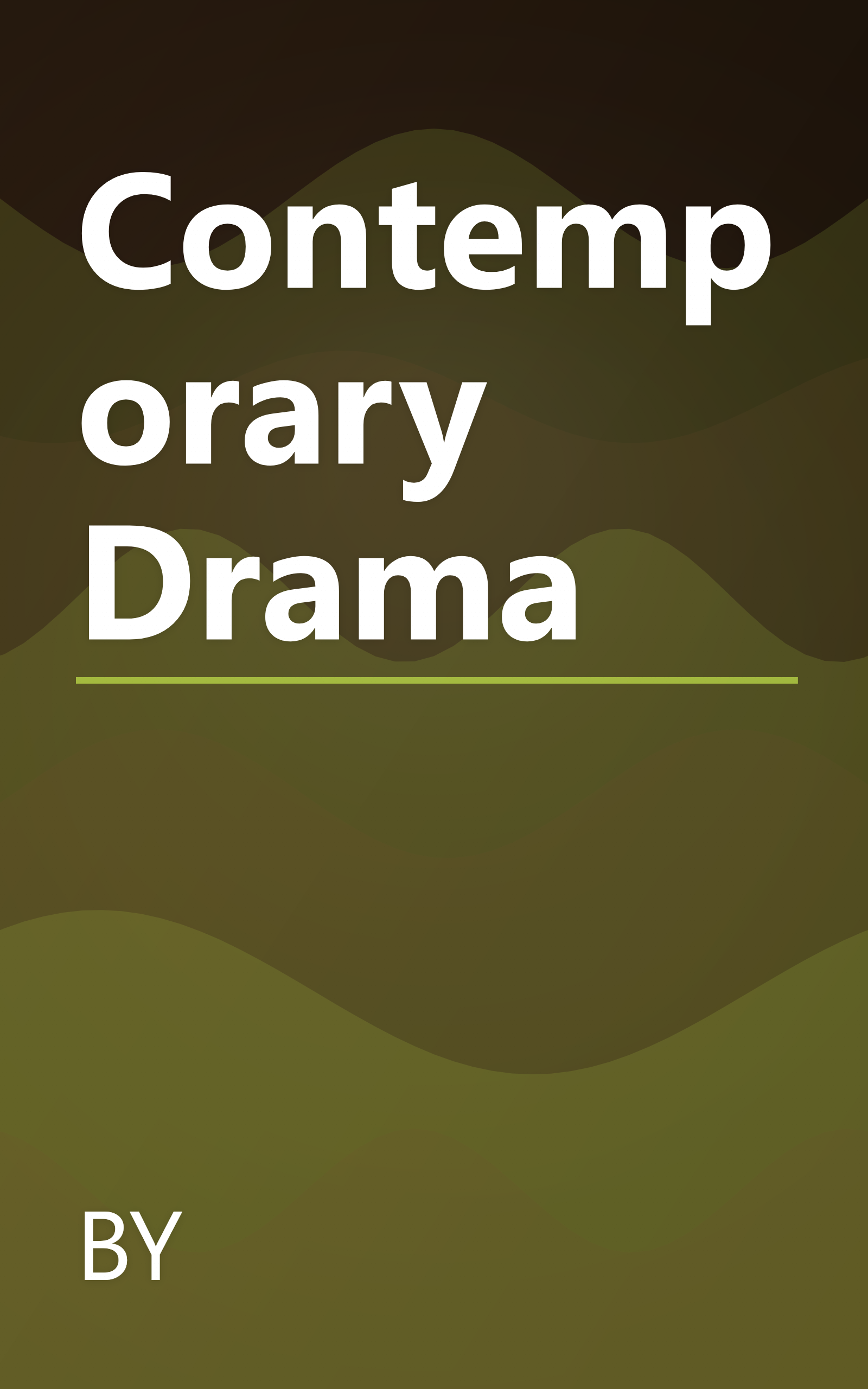 Contemporary Drama book cover