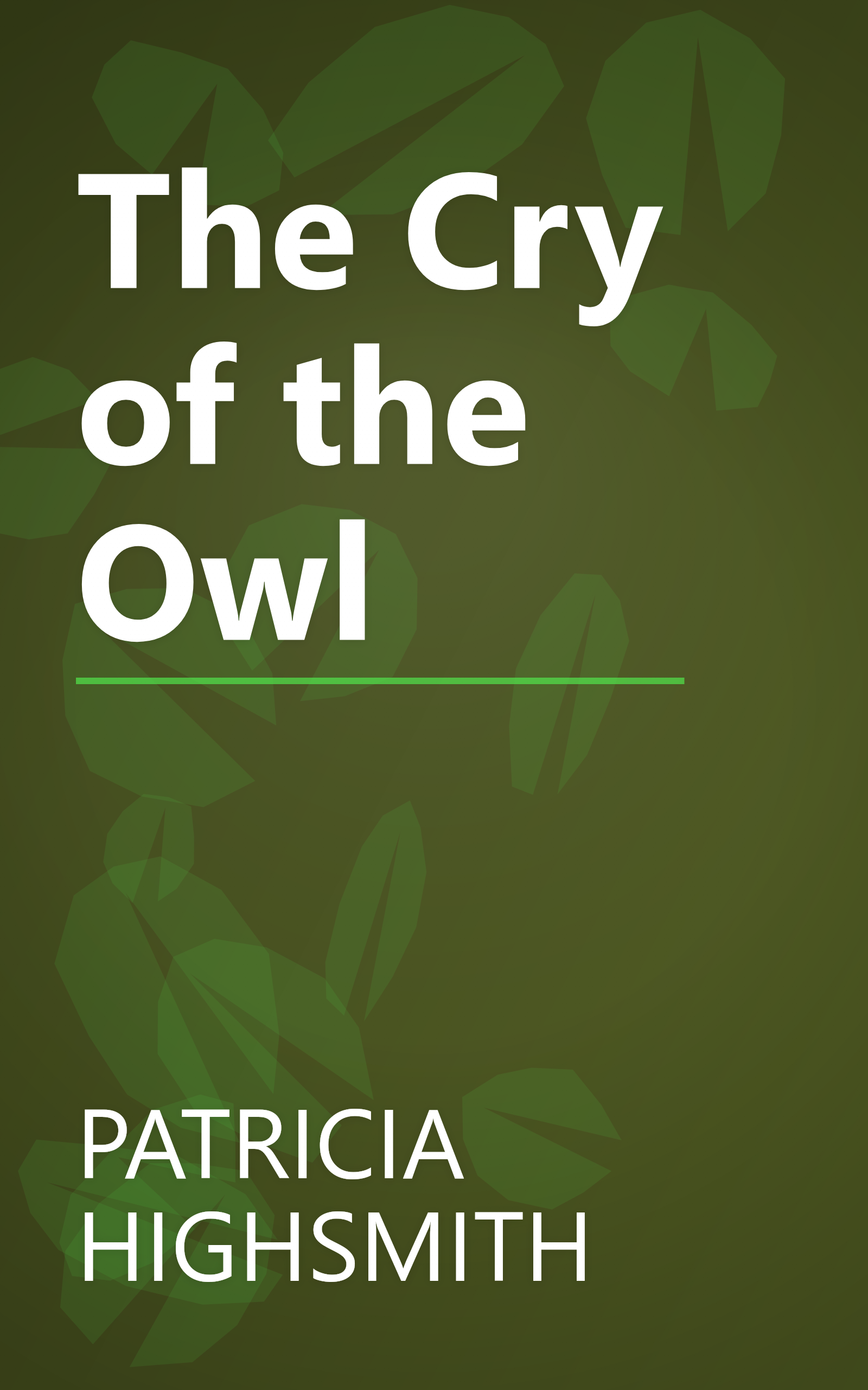 The Cry of the Owl book cover