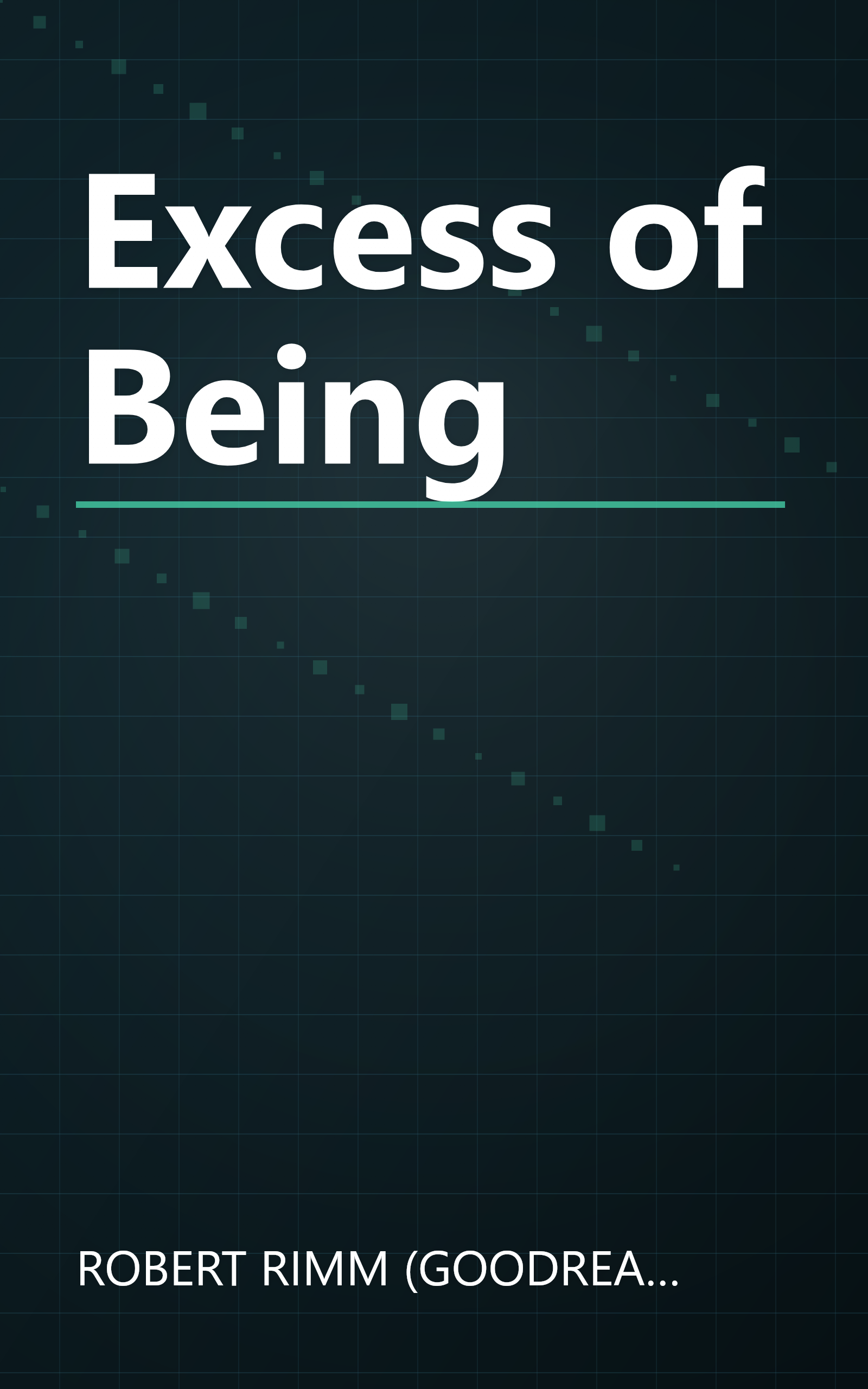 Excess of Being book cover