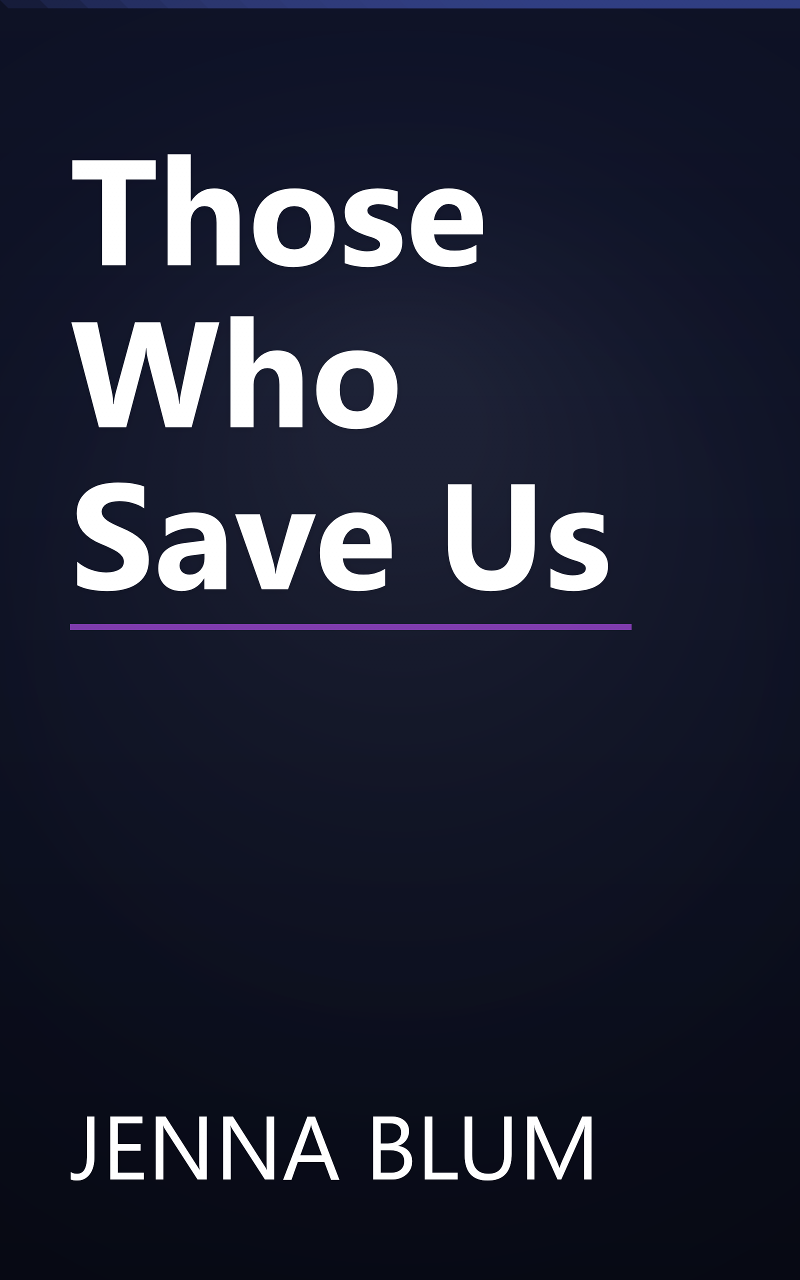 Those Who Save Us book cover