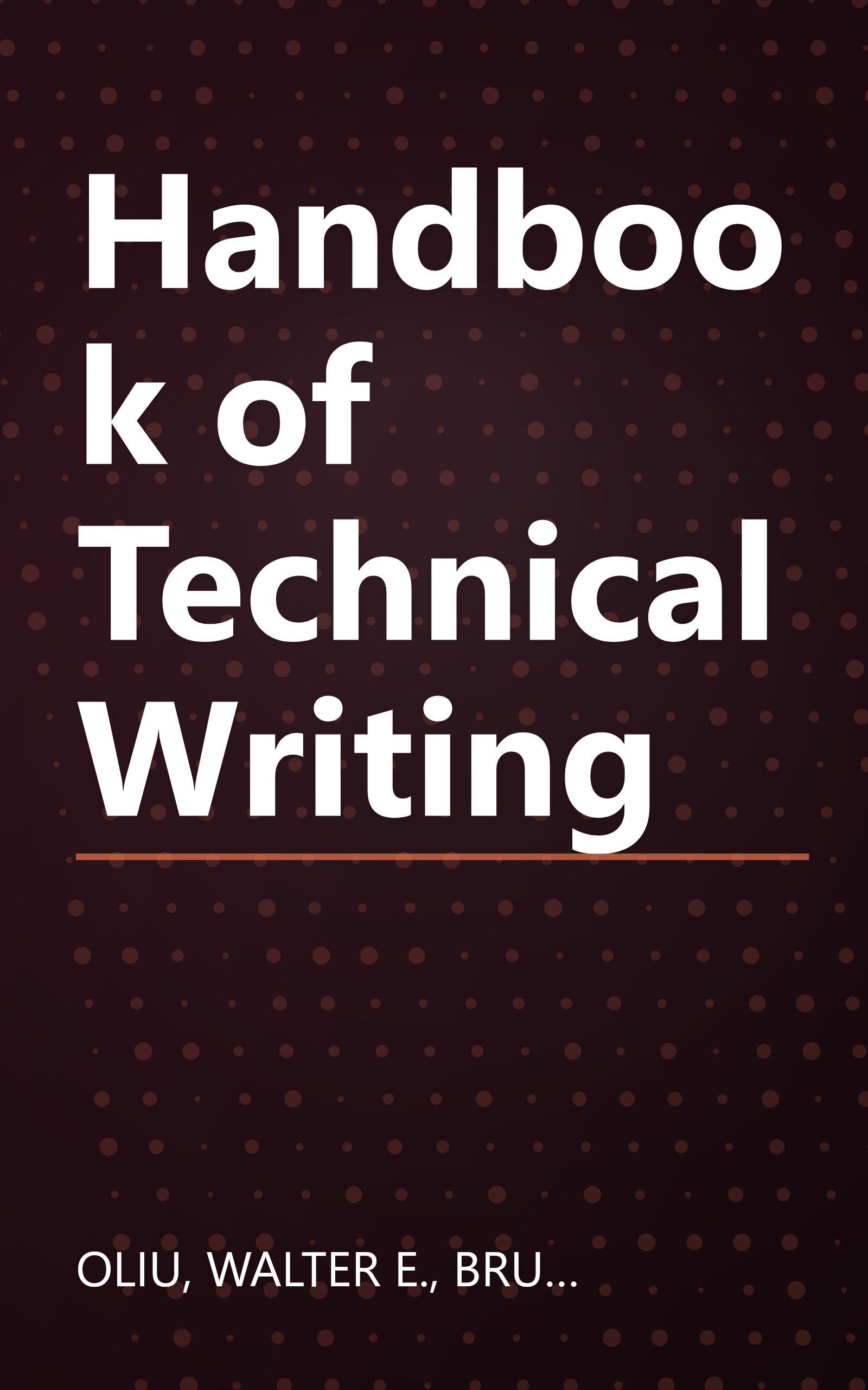 Handbook of Technical Writing book cover