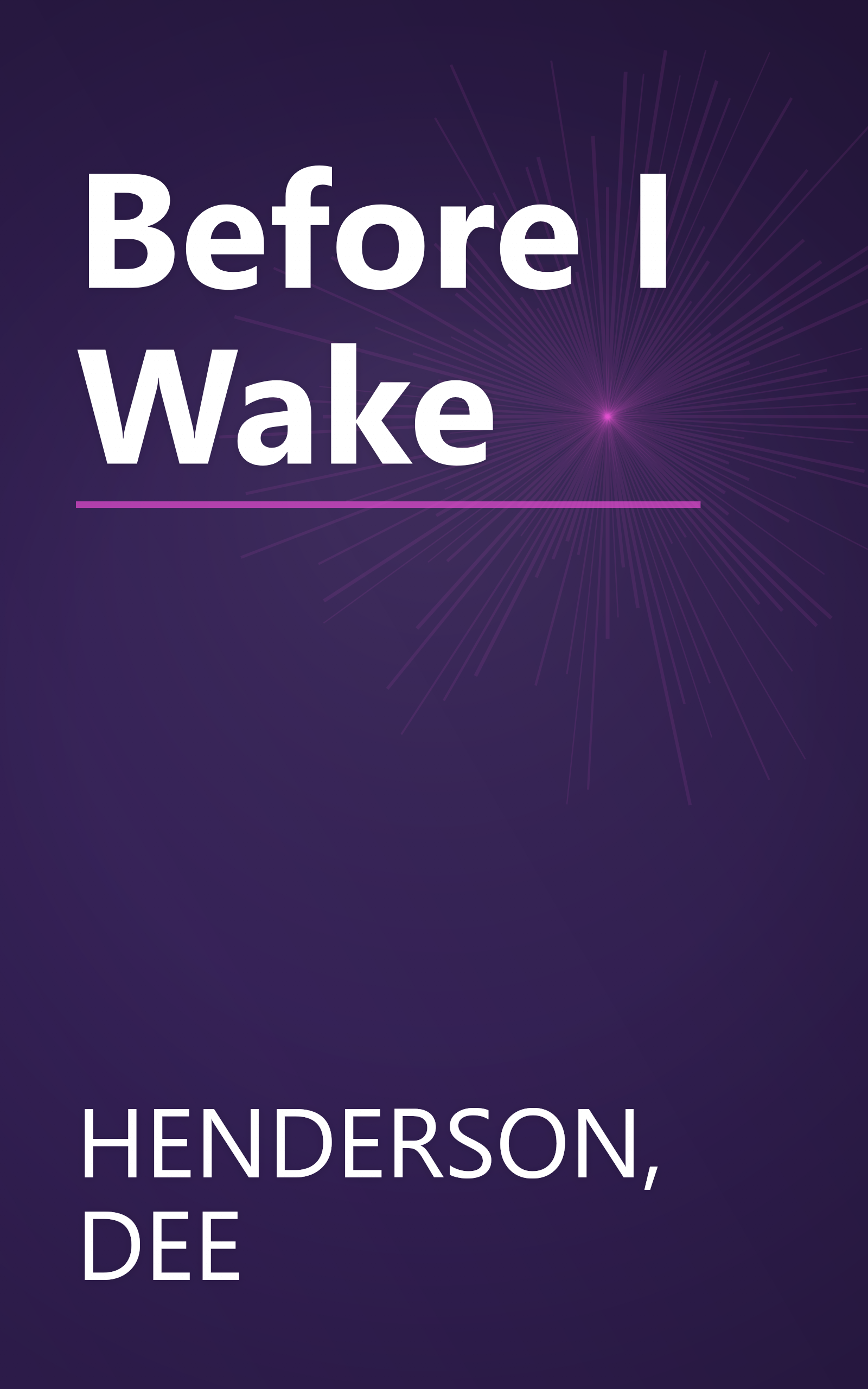 Before I Wake book cover