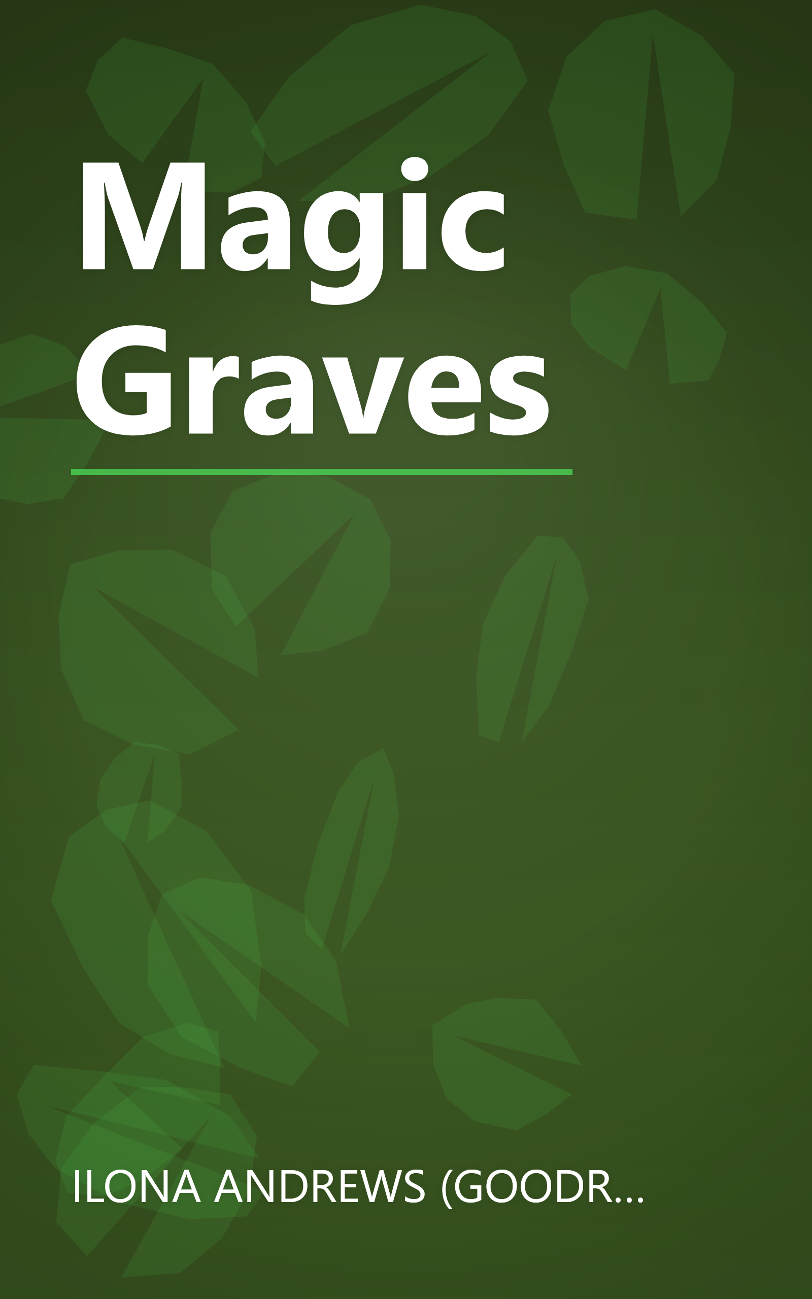 Magic Graves book cover