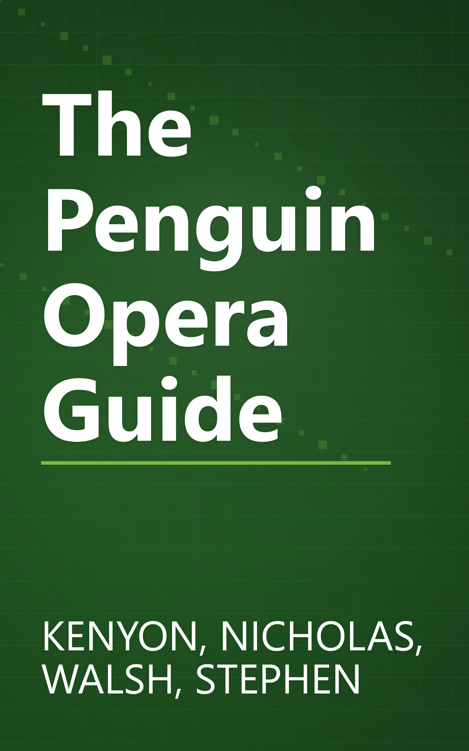 The Penguin Opera Guide book cover