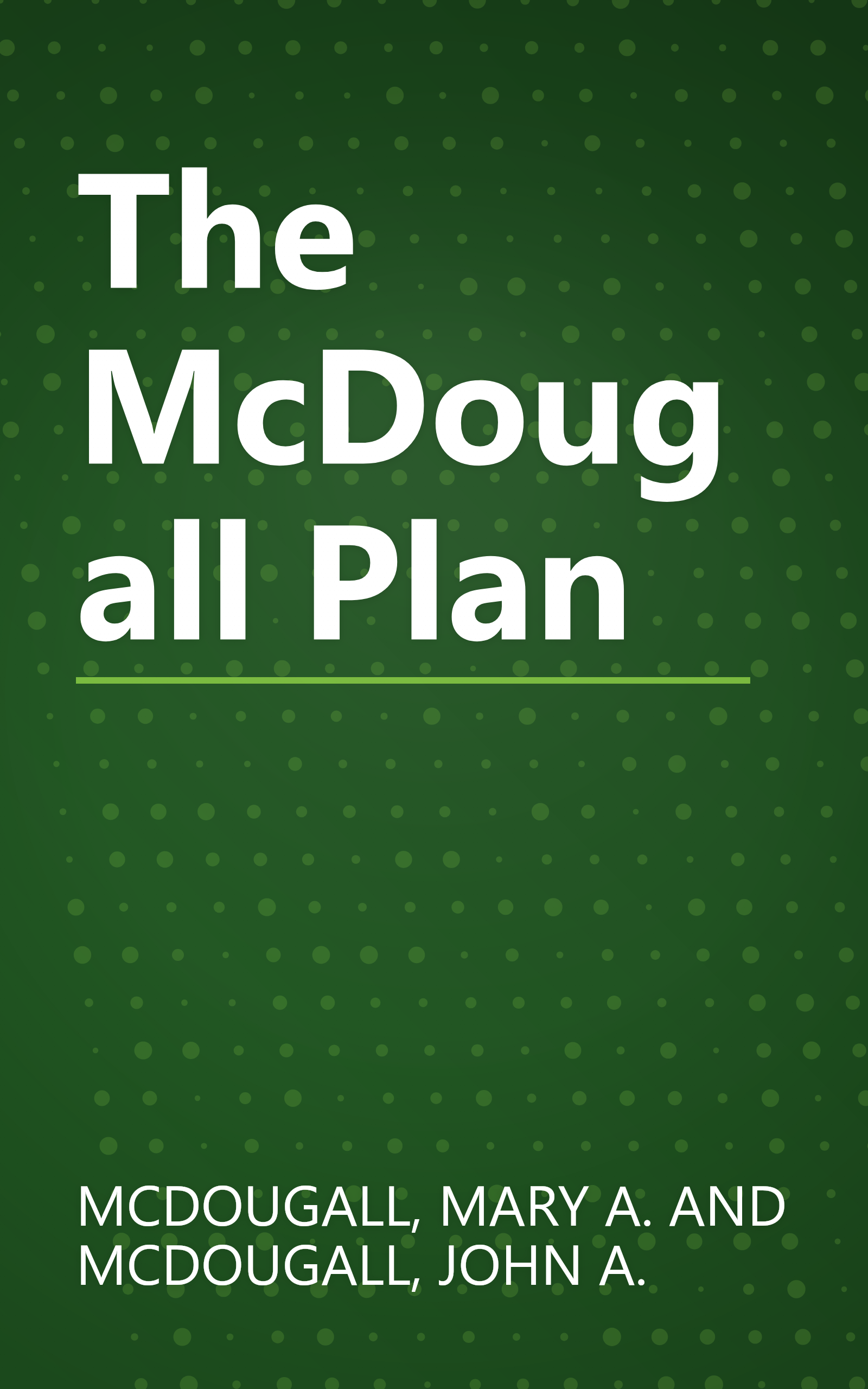 The McDougall Plan book cover