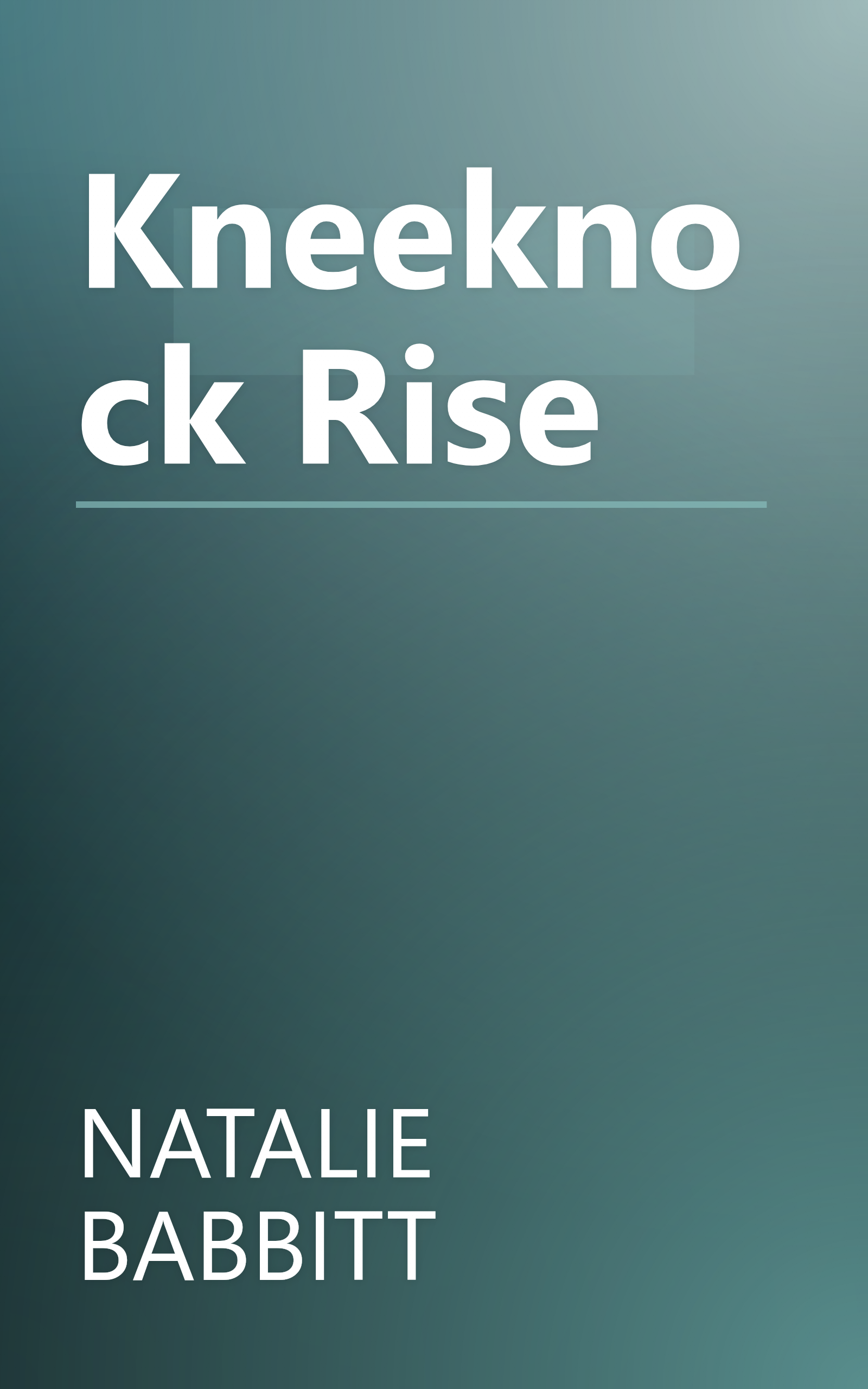Kneeknock Rise book cover