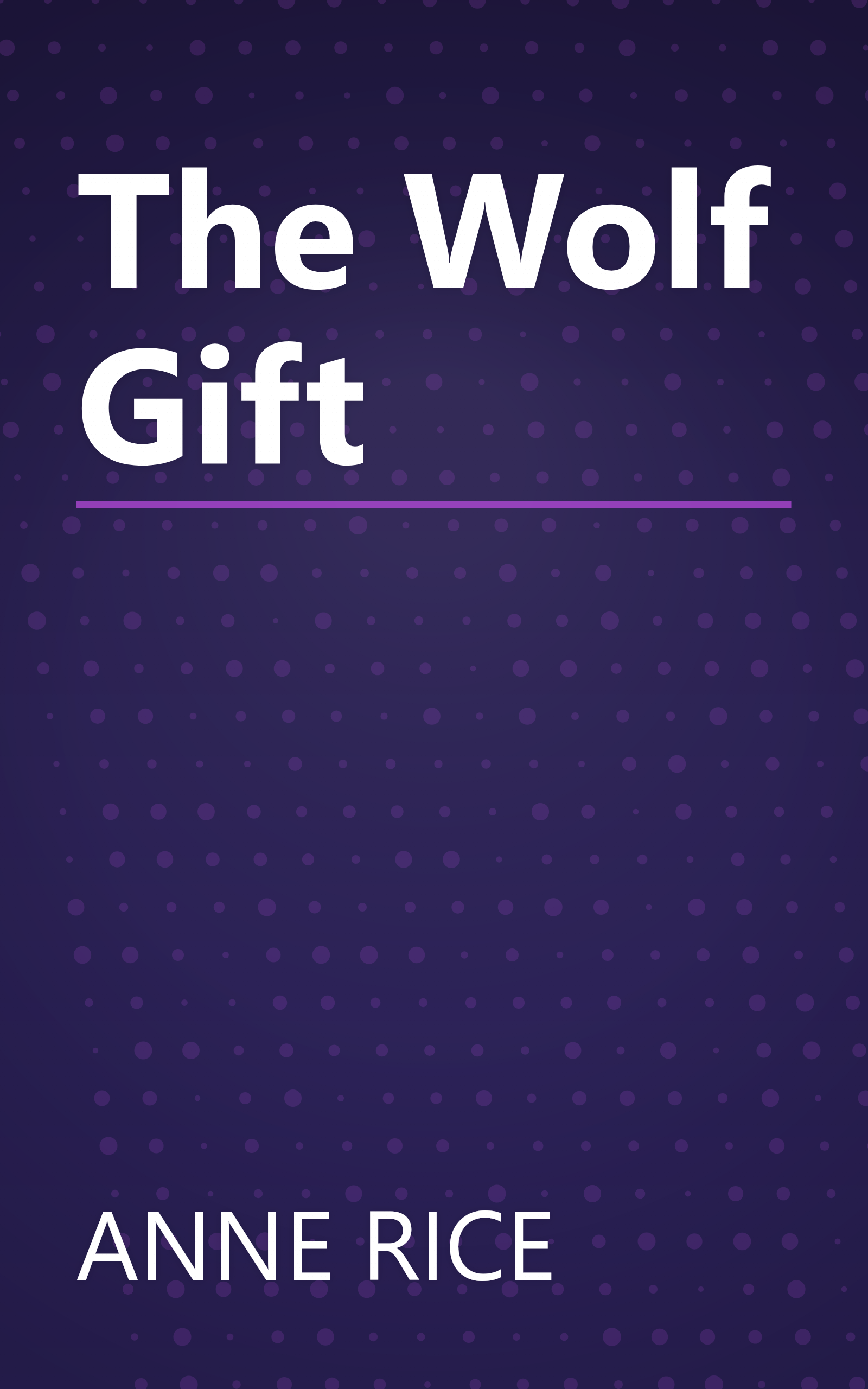 The Wolf Gift book cover