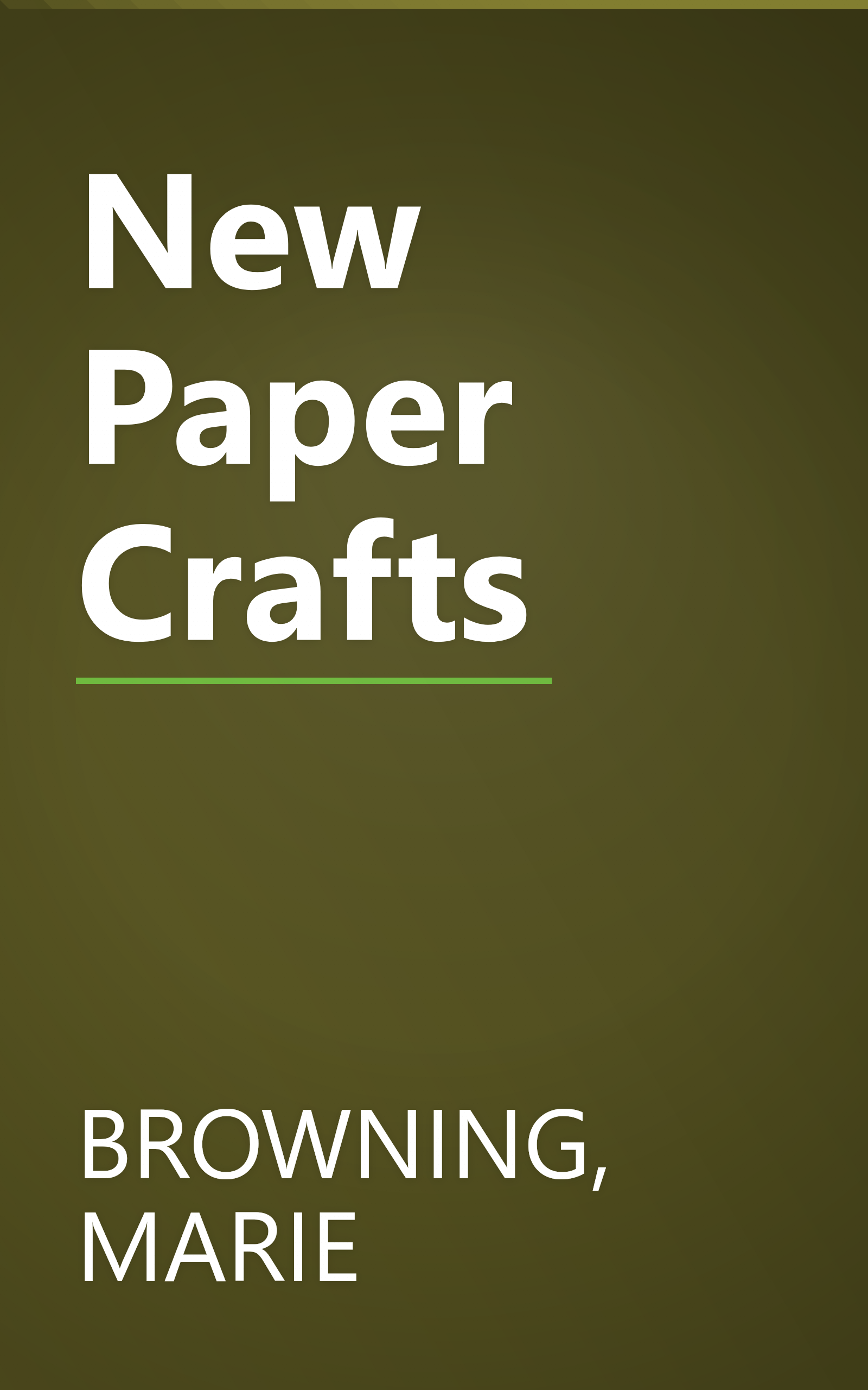 New Paper Crafts book cover