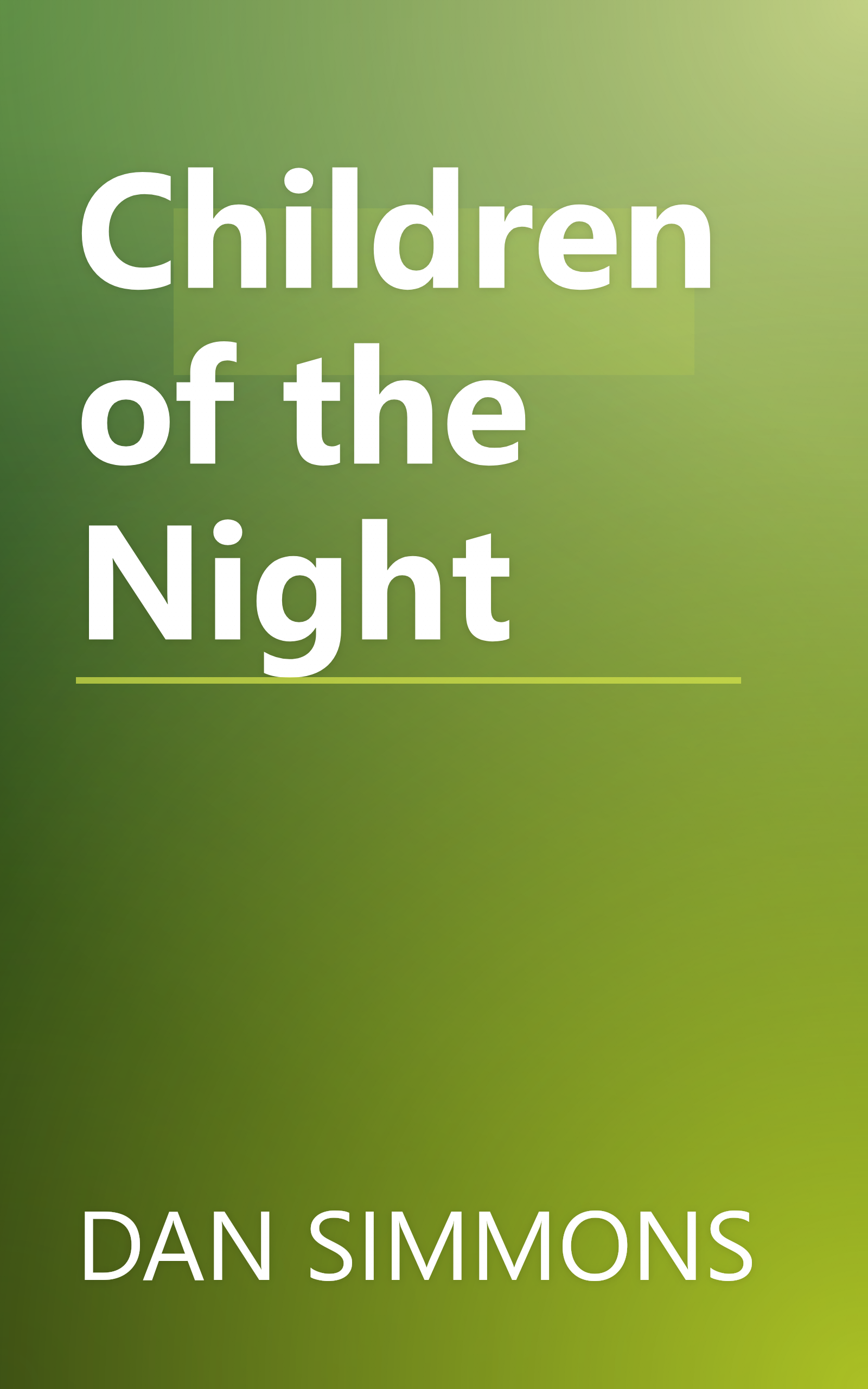 Children of the Night book cover