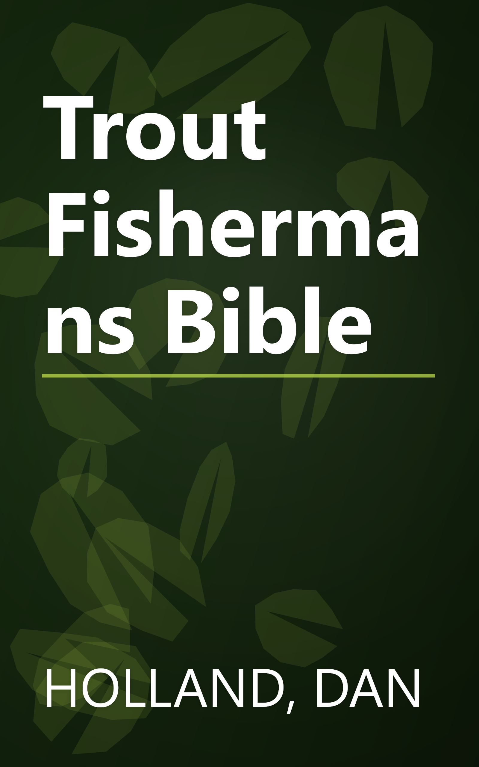Trout Fishermans Bible book cover