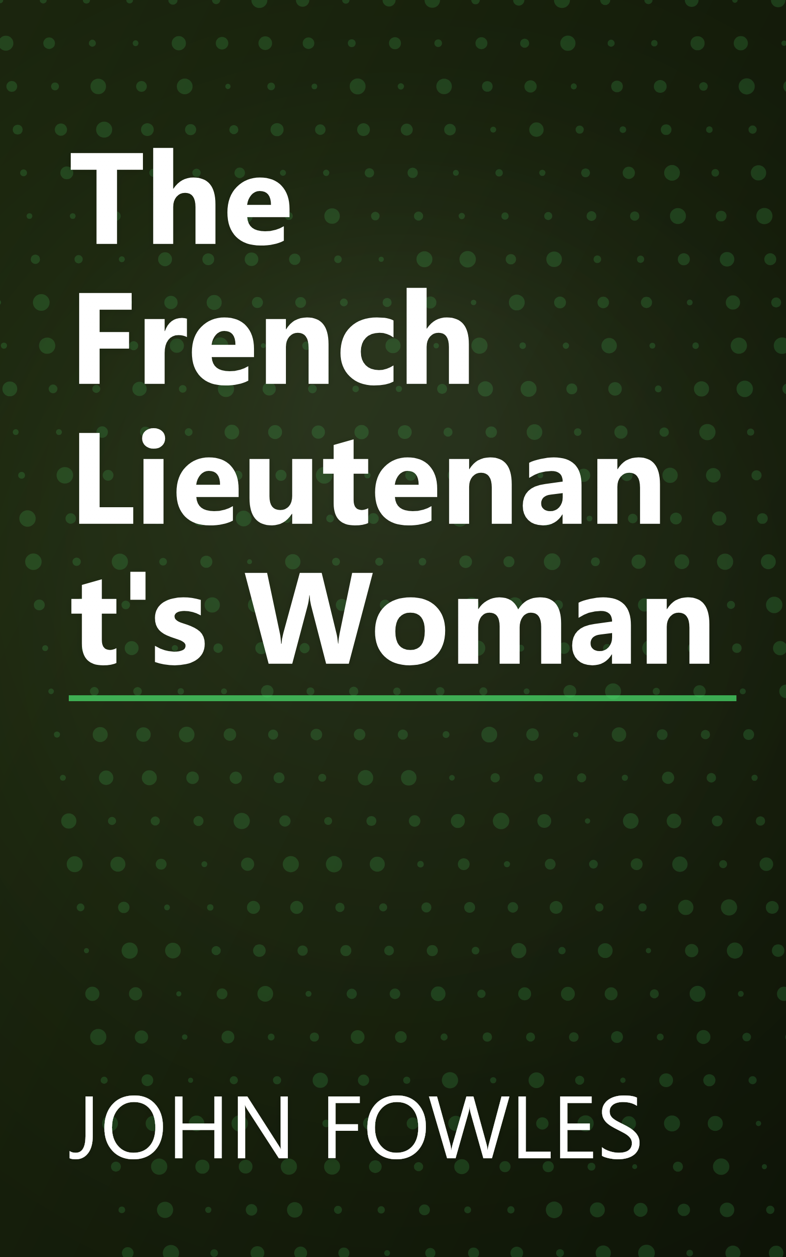 The French Lieutenant's Woman book cover