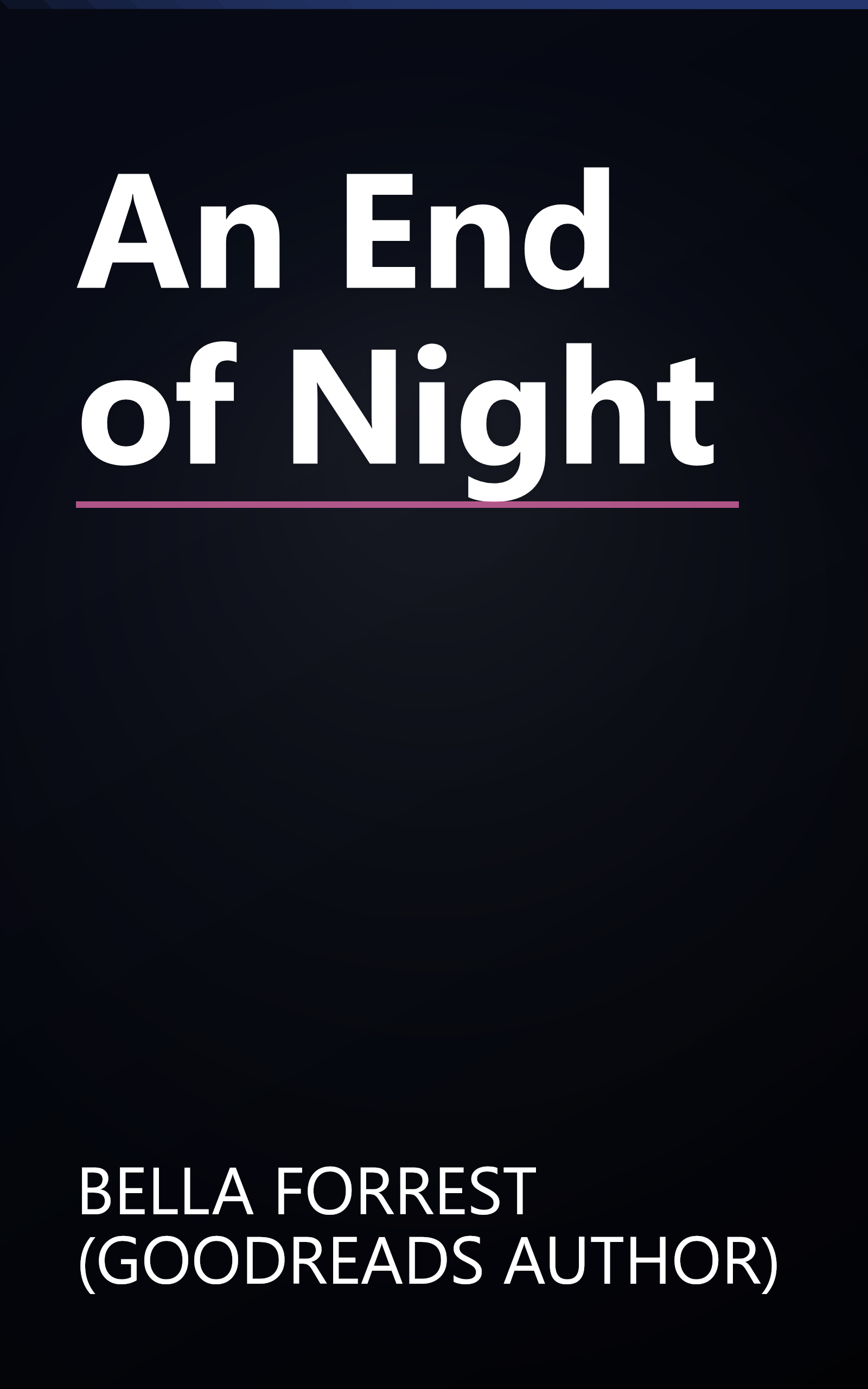 An End of Night book cover
