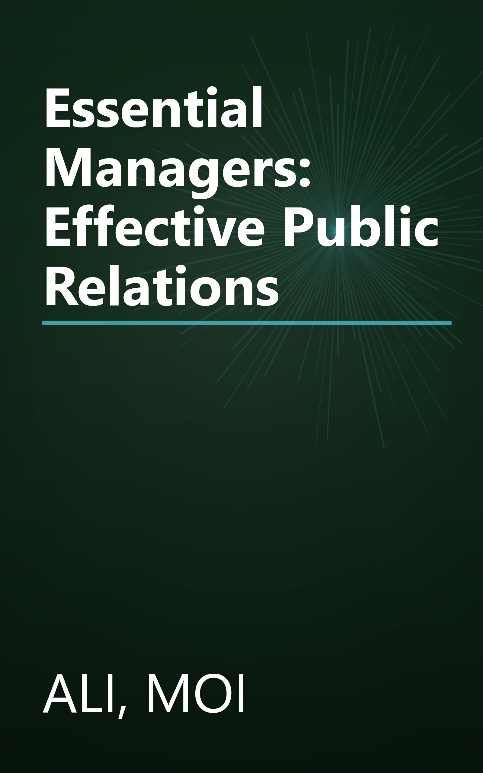 Essential Managers: Effective Public Relations book cover