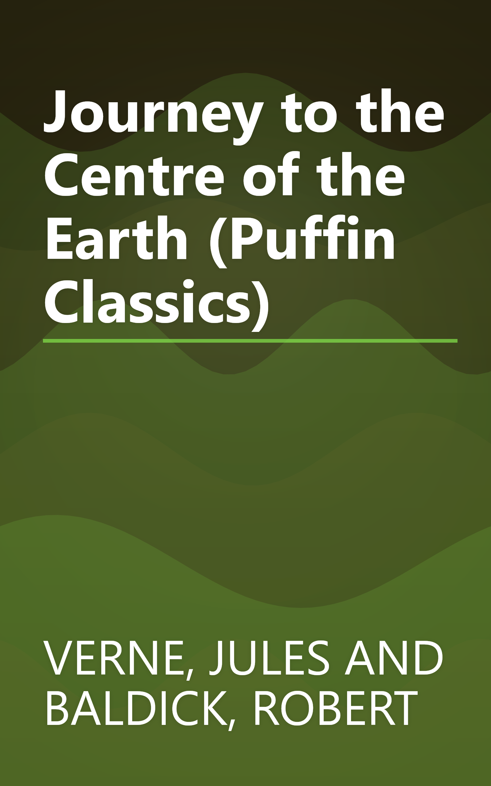 Journey to the Centre of the Earth (Puffin Classics) book cover