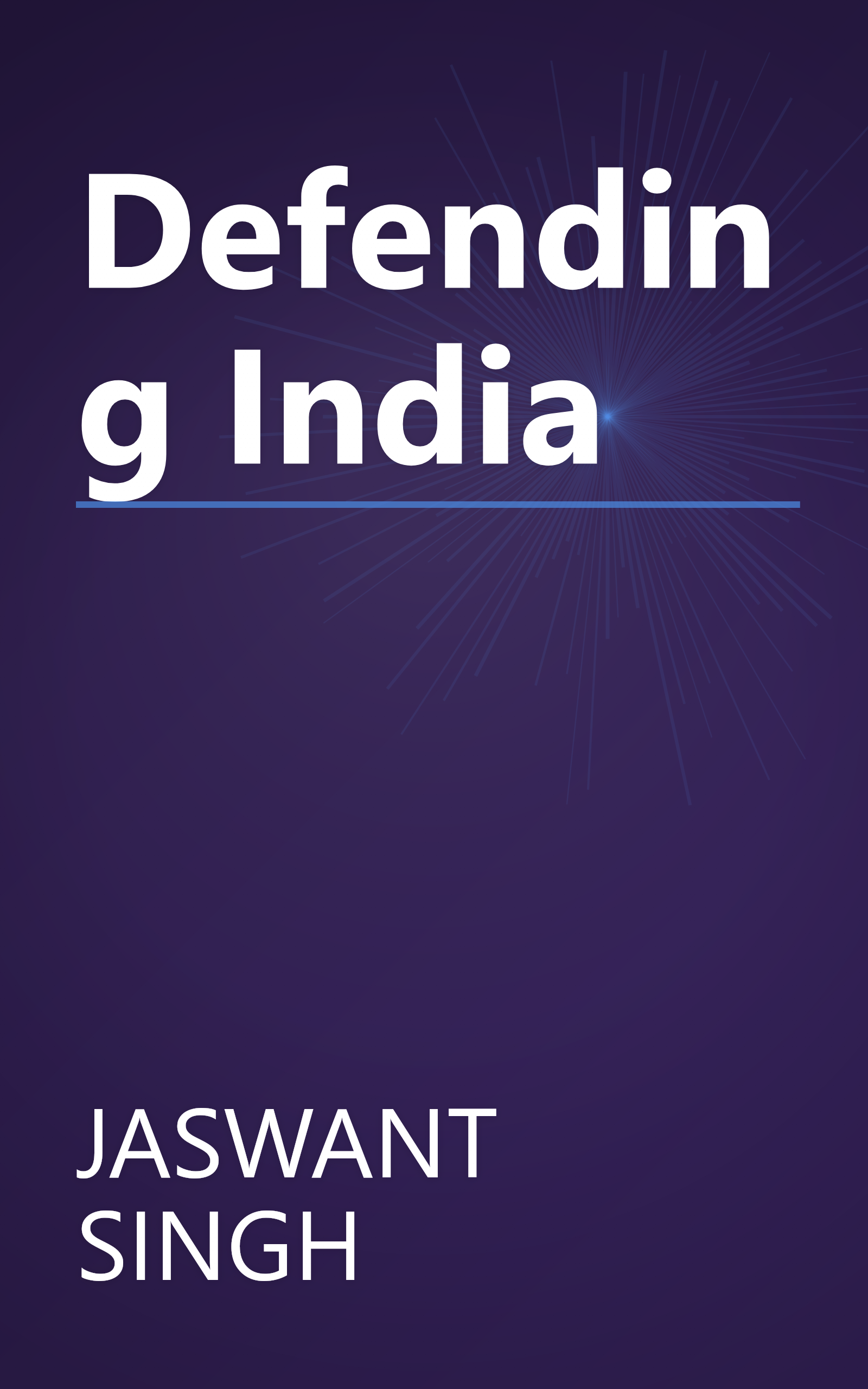 Defending India book cover