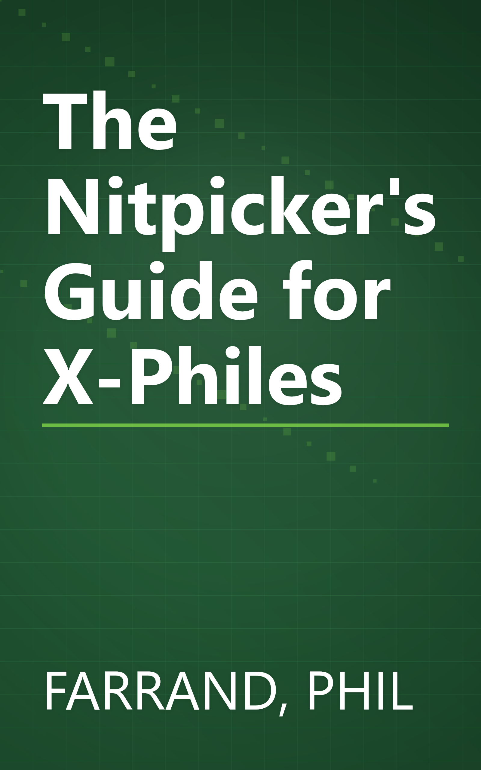 The Nitpicker's Guide for X-Philes book cover