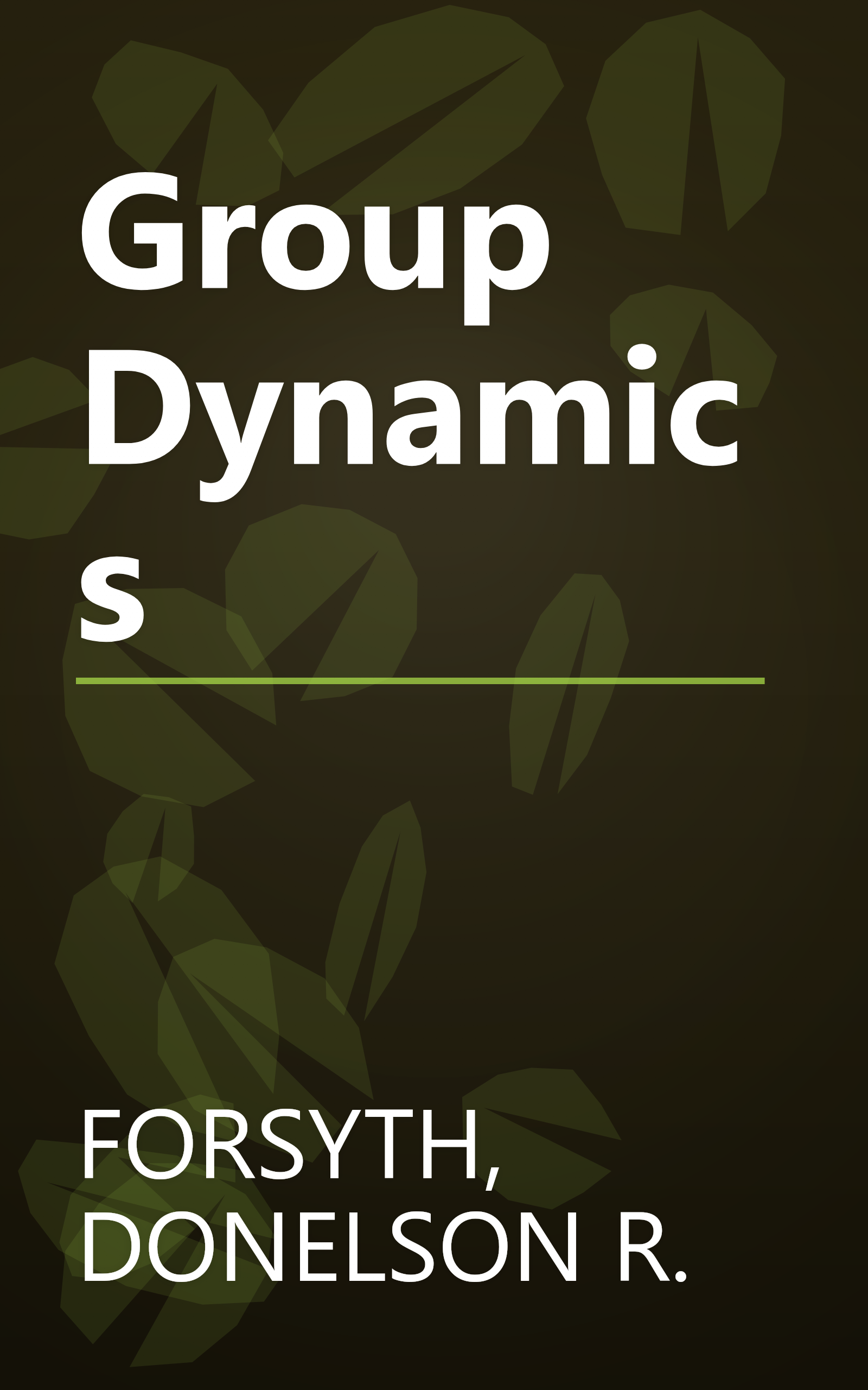 Group Dynamics book cover