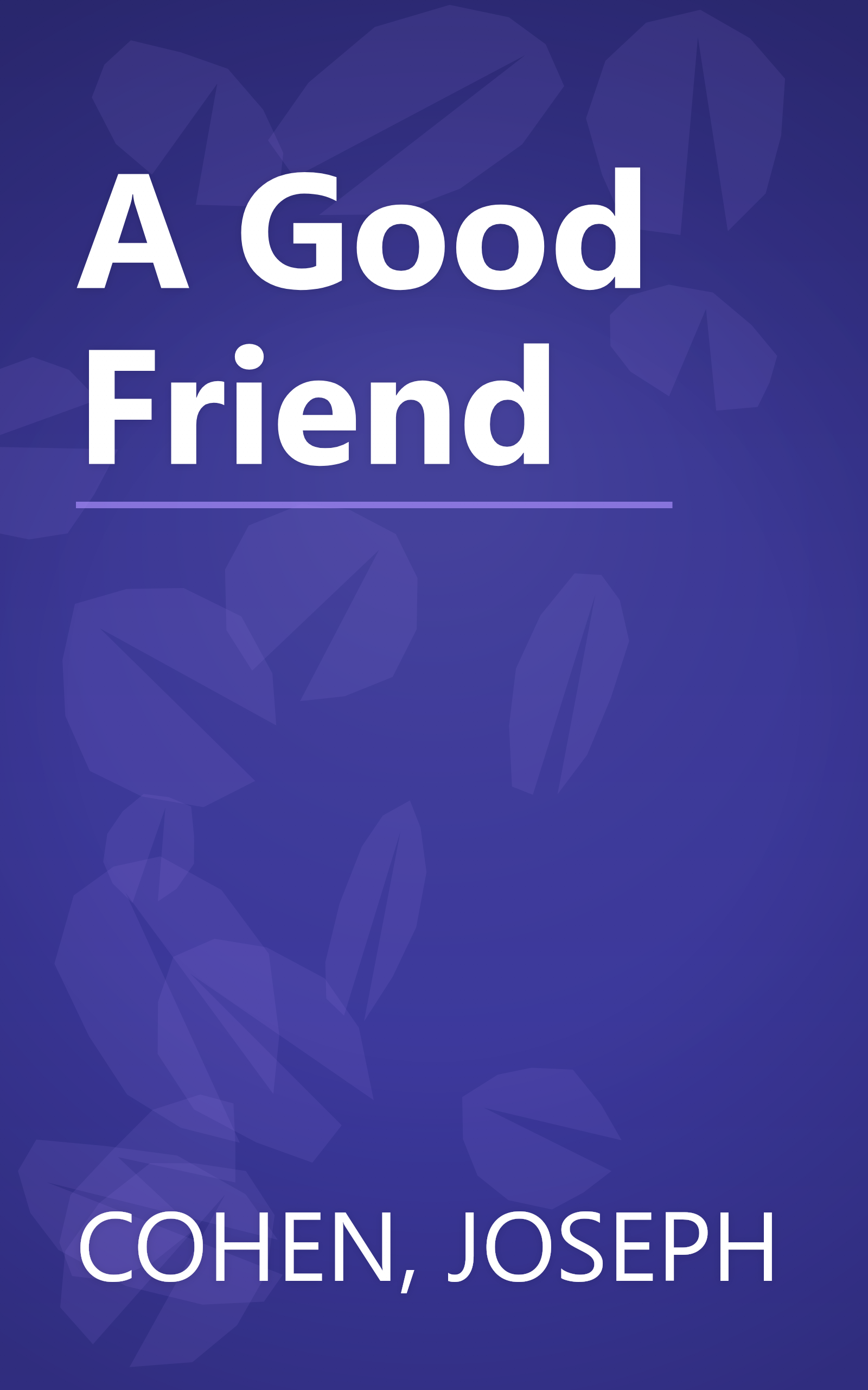 A Good Friend book cover