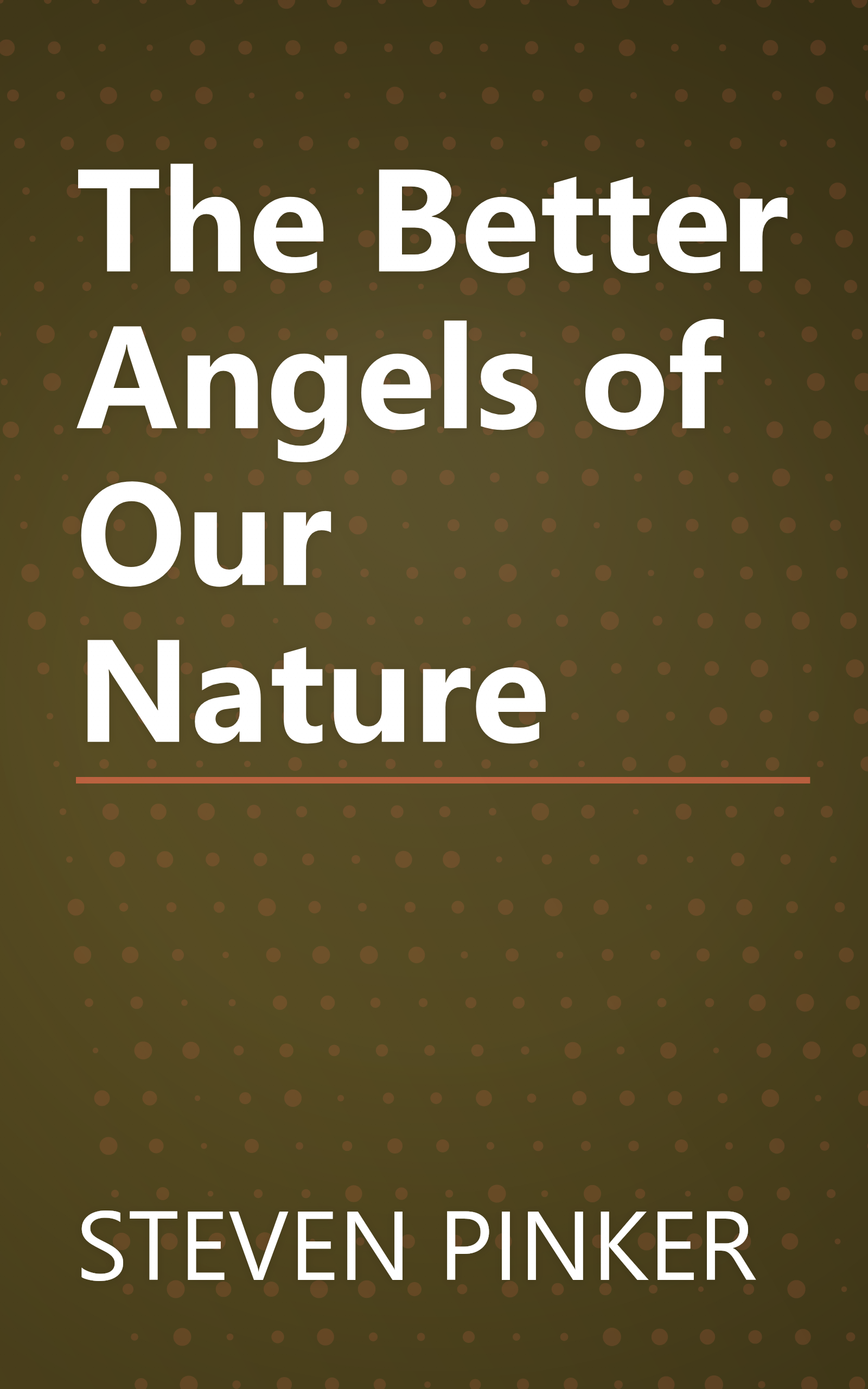 The Better Angels of Our Nature book cover