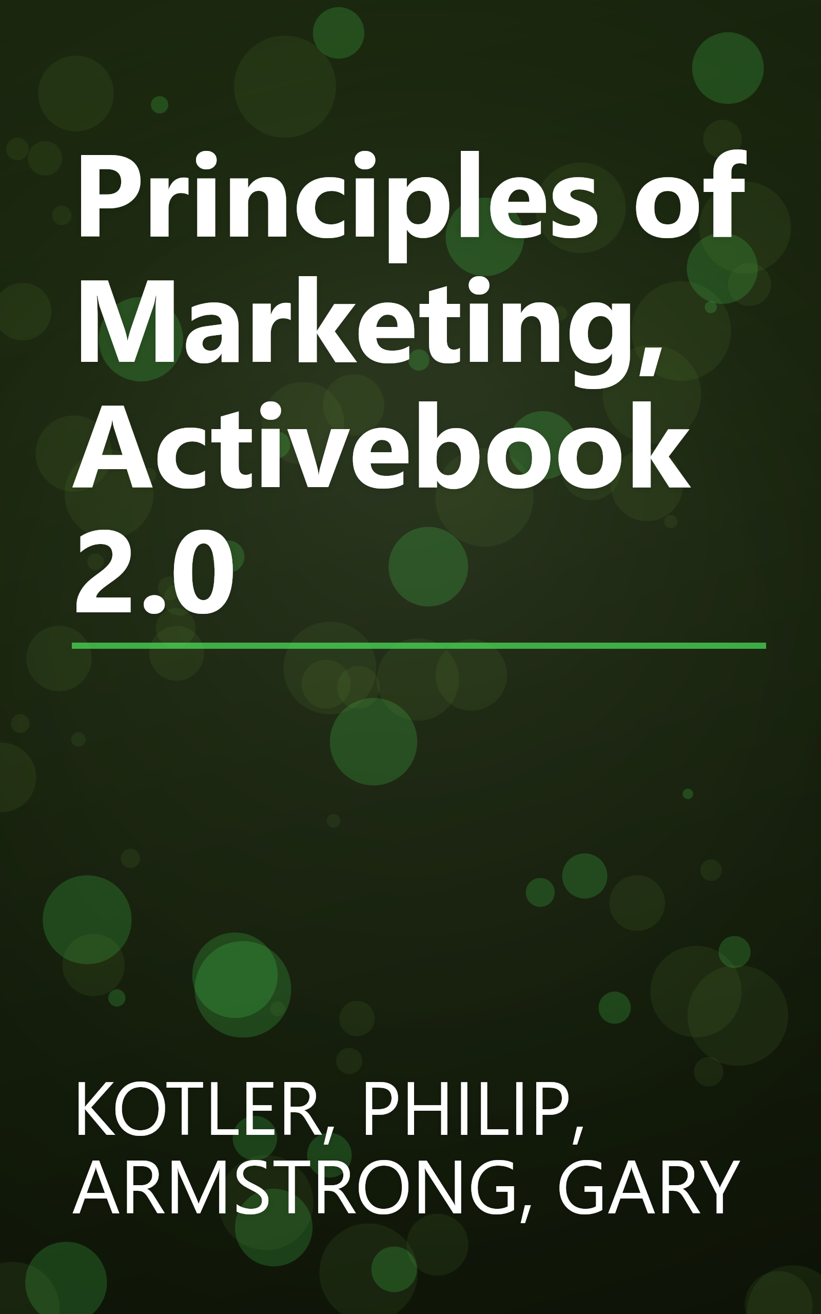 Principles of Marketing, Activebook 2.0 book cover