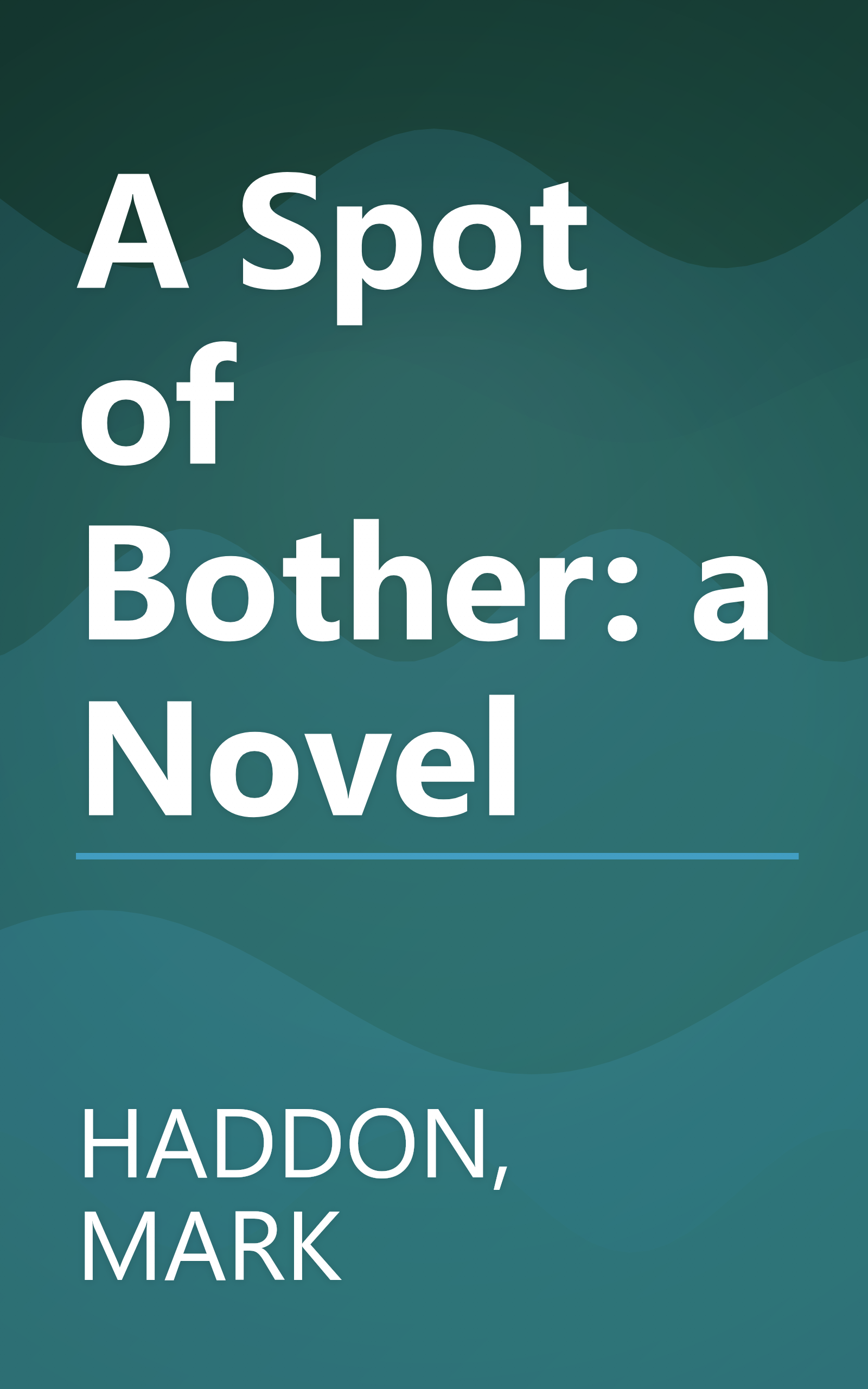 A Spot of Bother: a Novel book cover