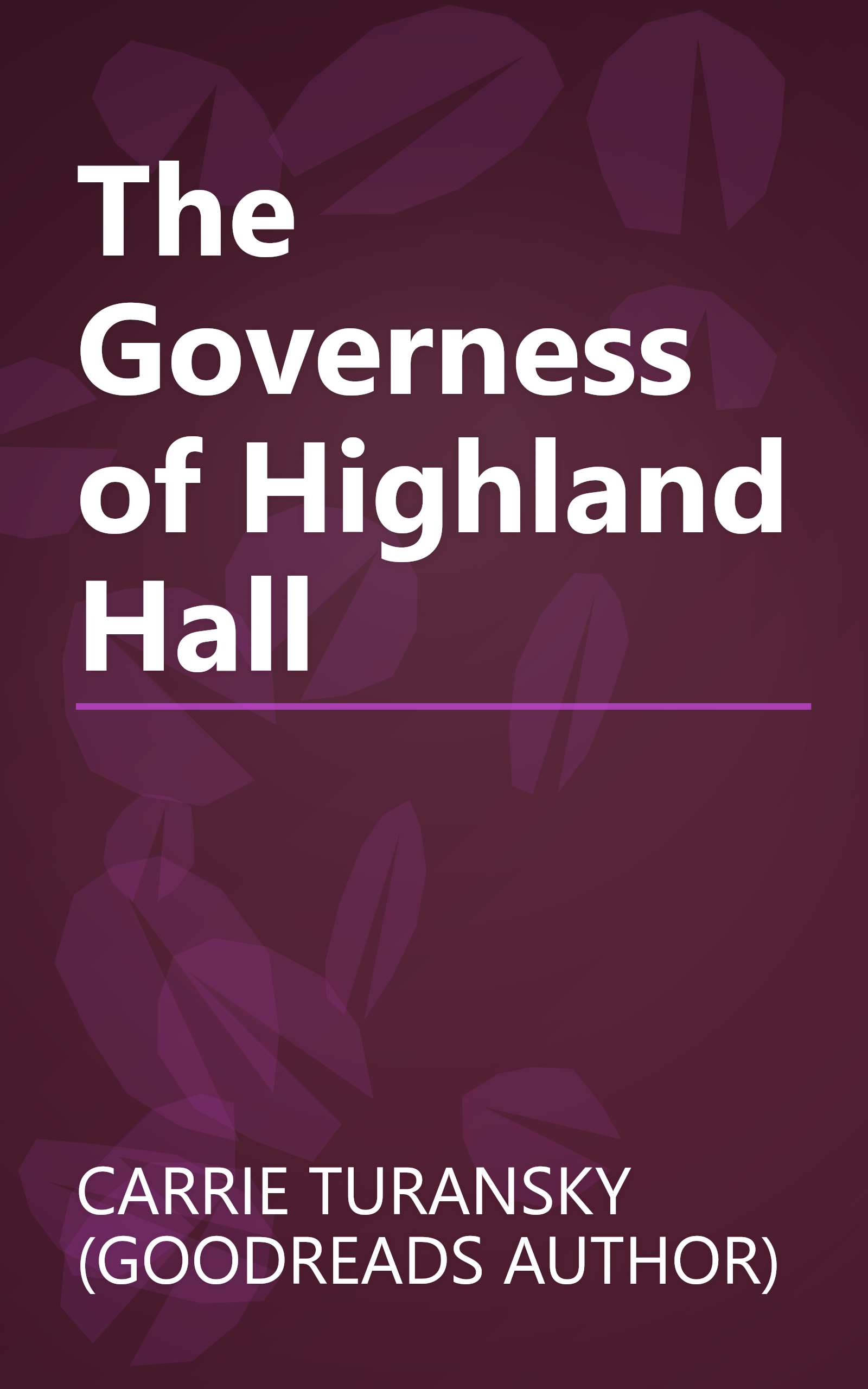 The Governess of Highland Hall book cover