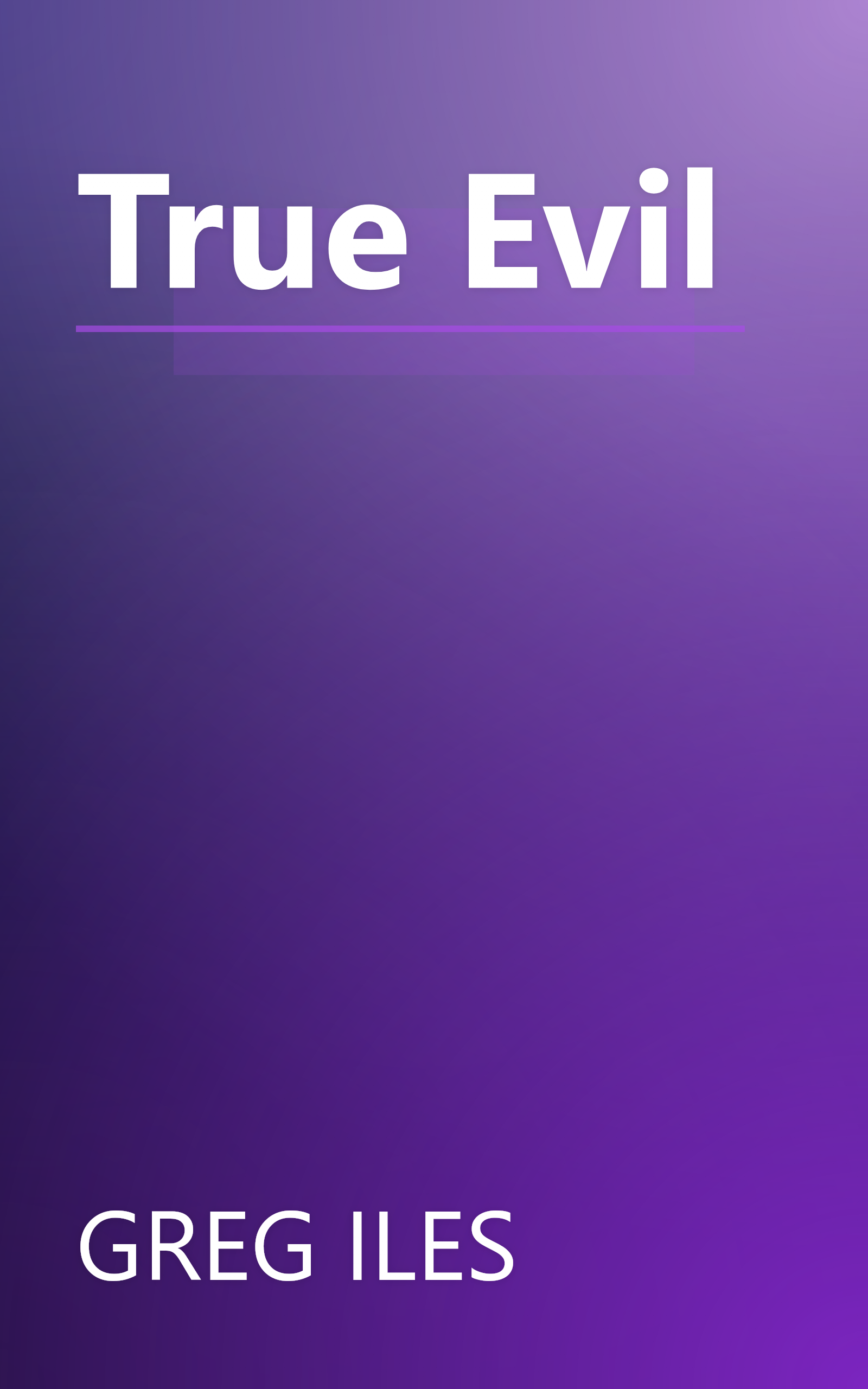 True Evil book cover