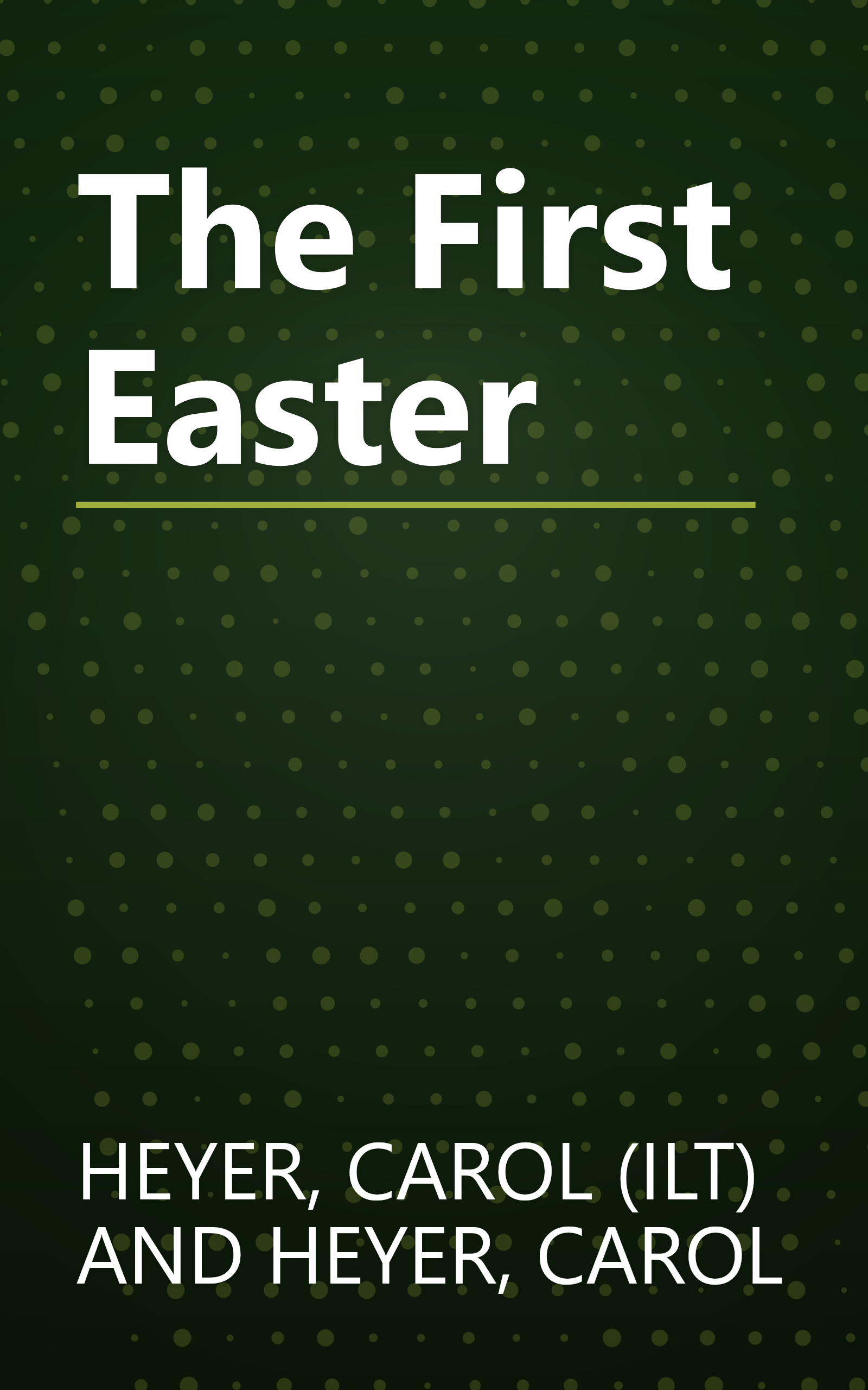The First Easter book cover