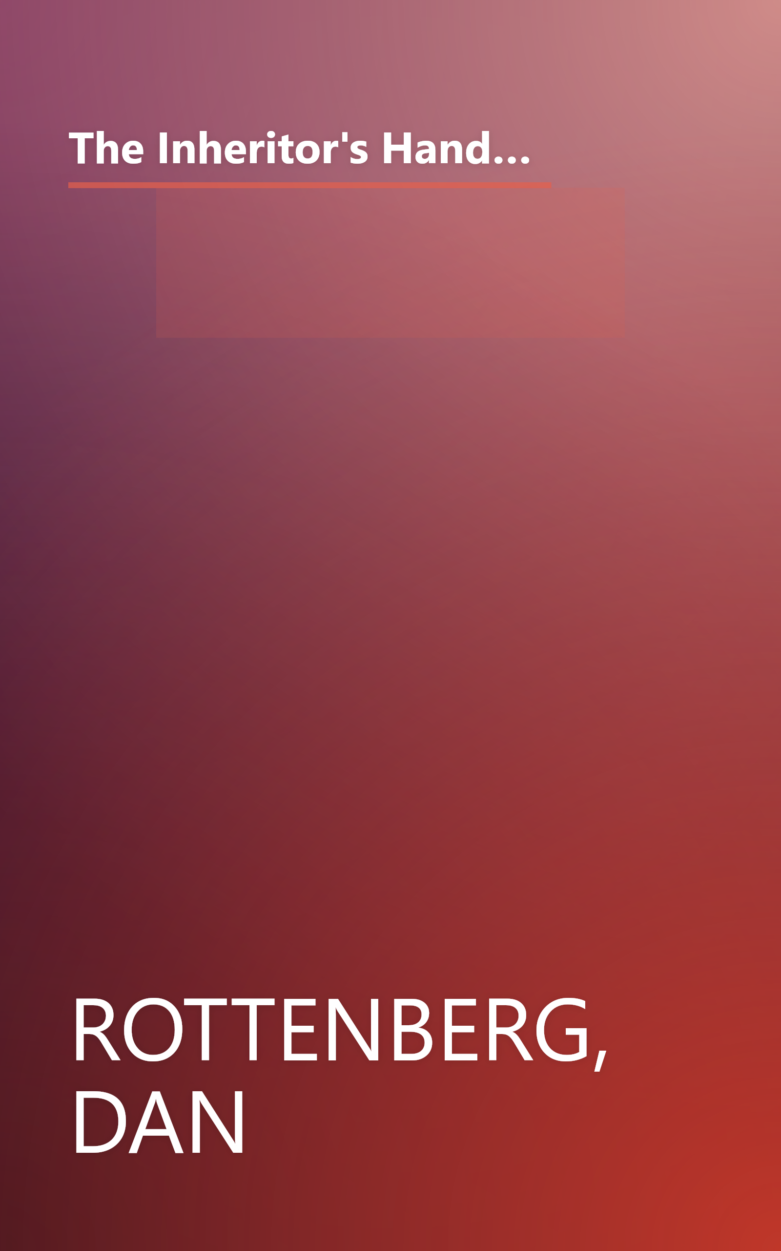 The Inheritor's Handbook: A Definitive Guide for Beneficiaries (Bloomberg Personal Bookshelf (Hardcover)) book cover