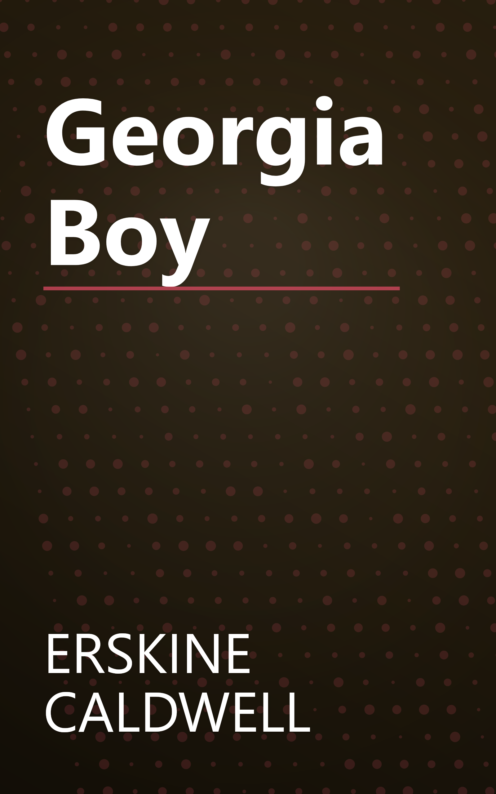 Georgia Boy book cover