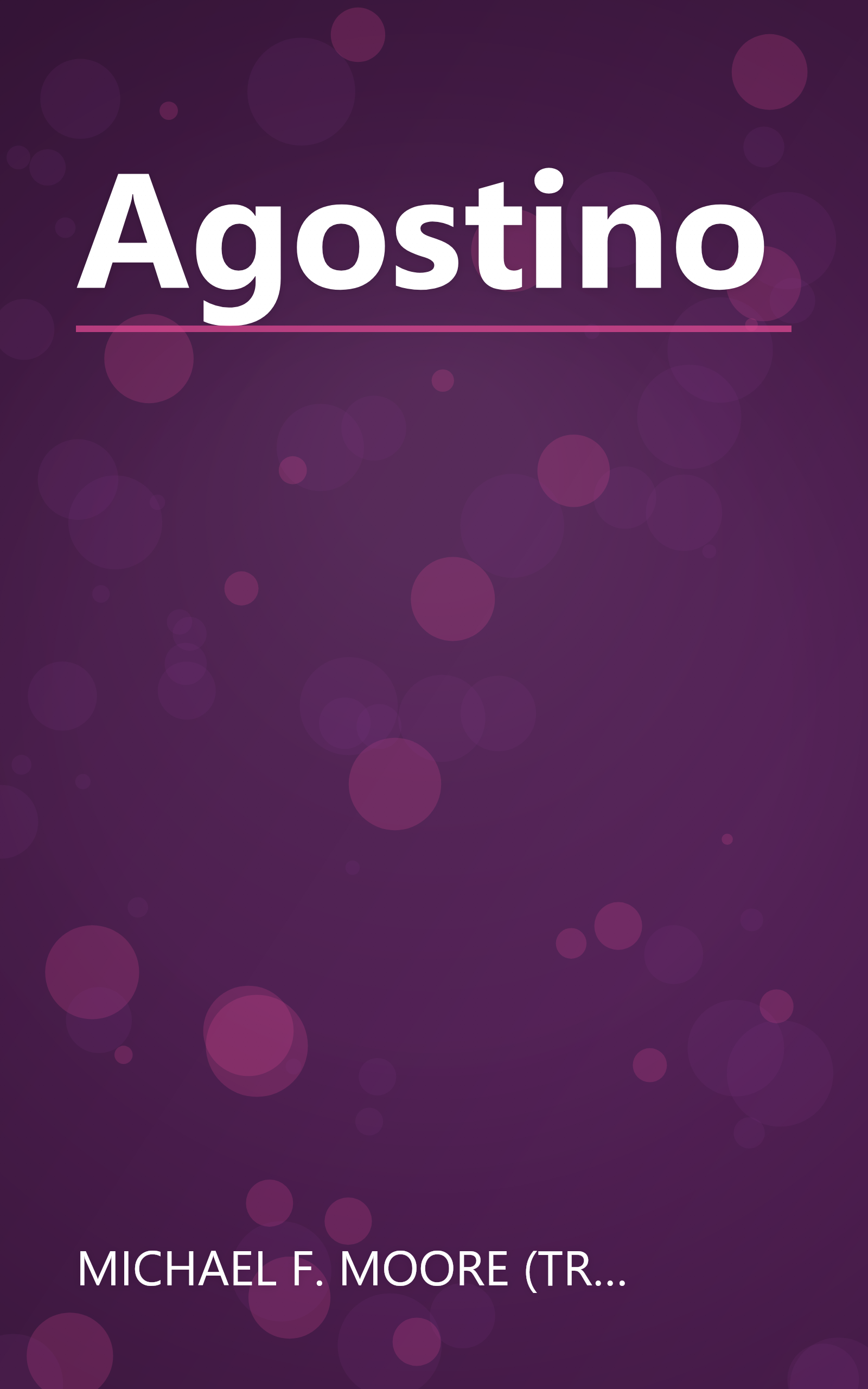 Agostino book cover