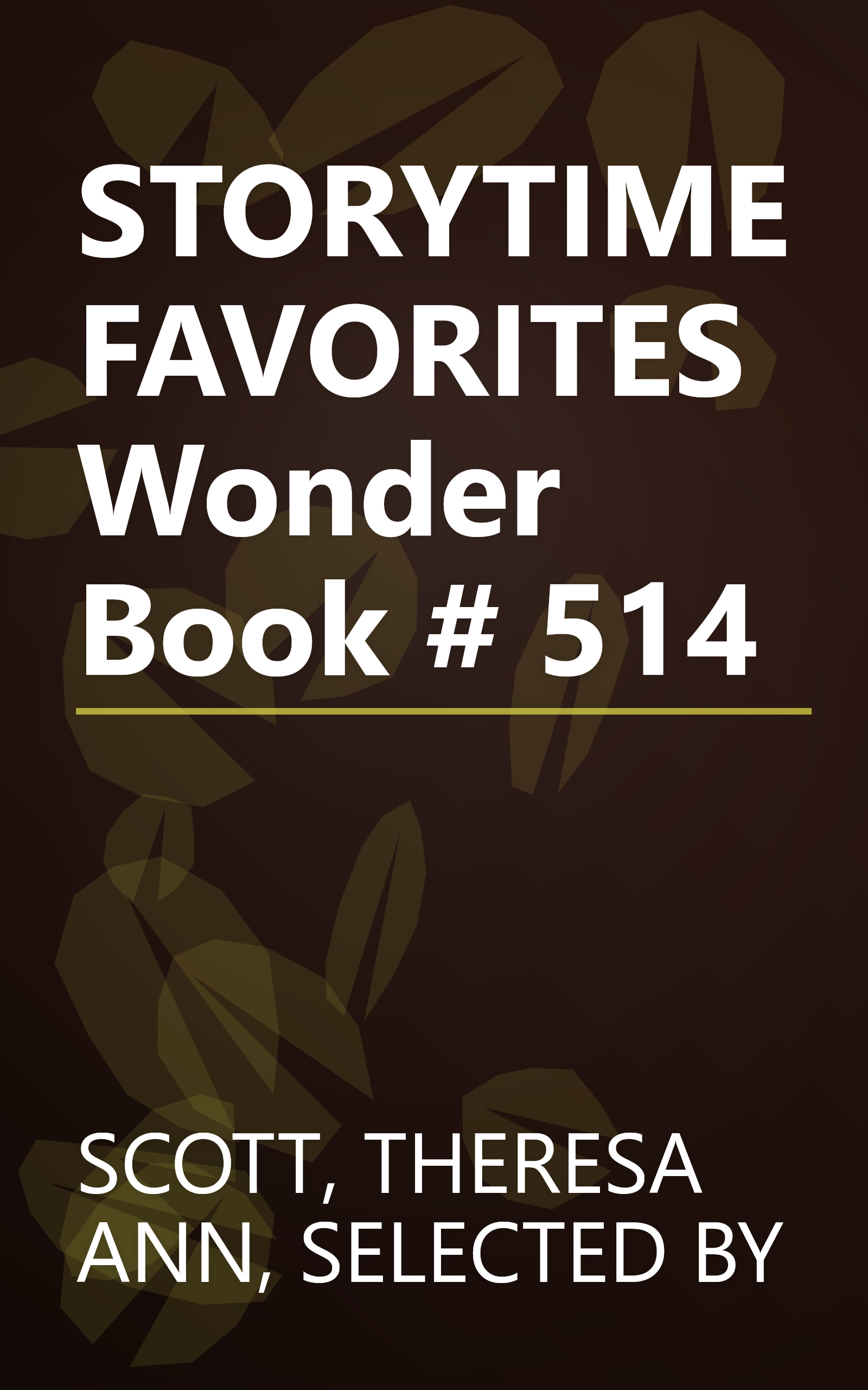 STORYTIME FAVORITES Wonder Book # 514 book cover