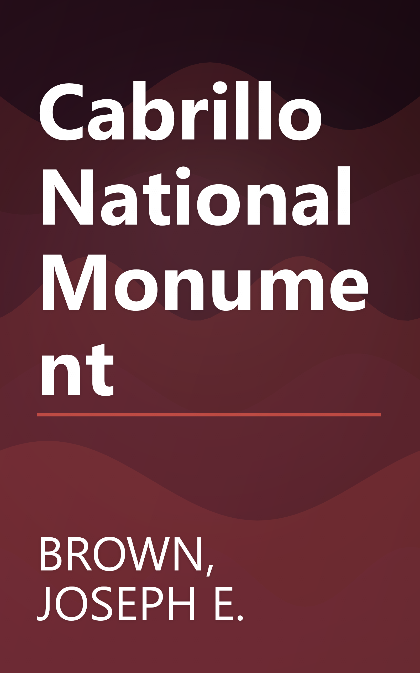 Cabrillo National Monument book cover