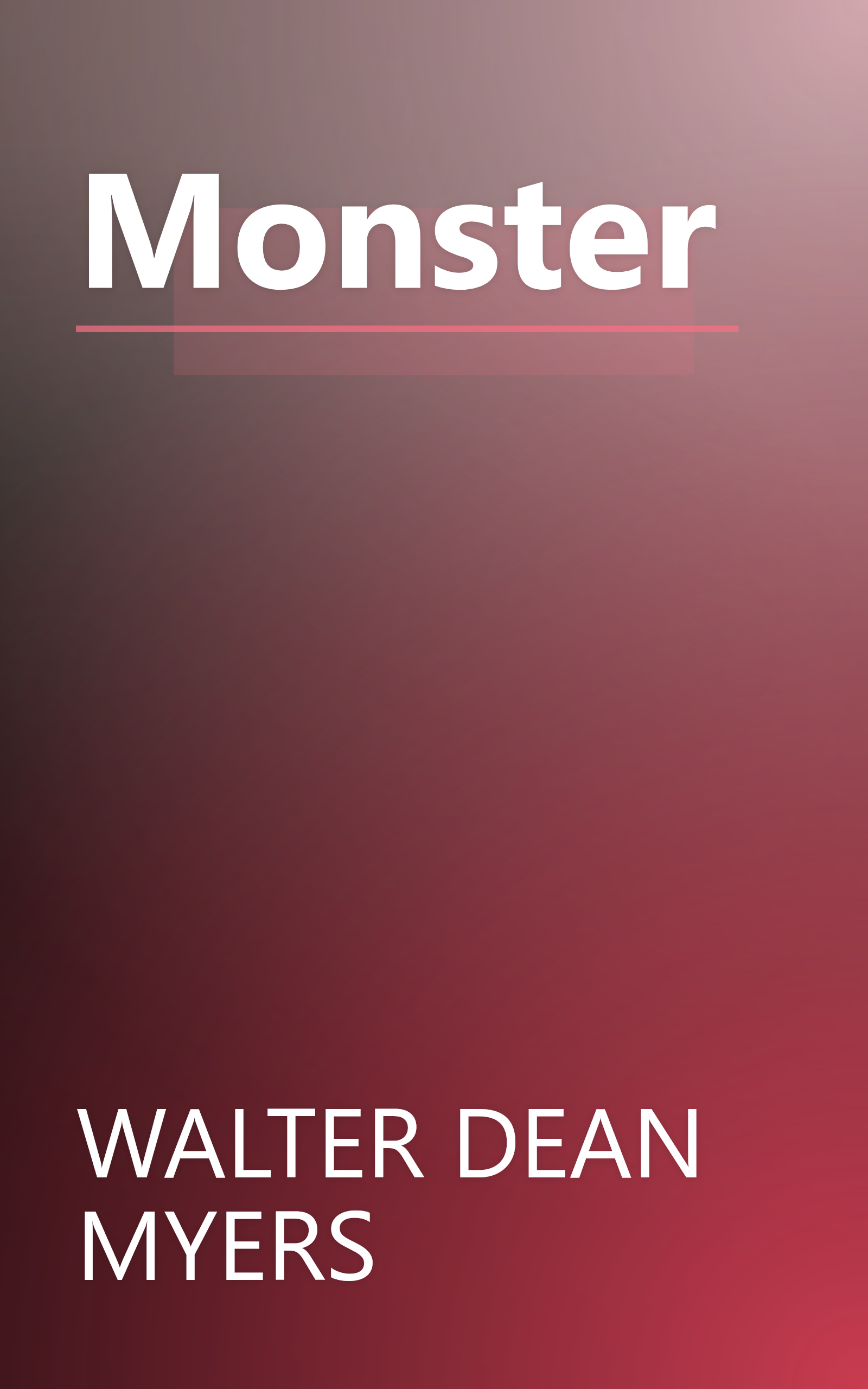 Monster book cover