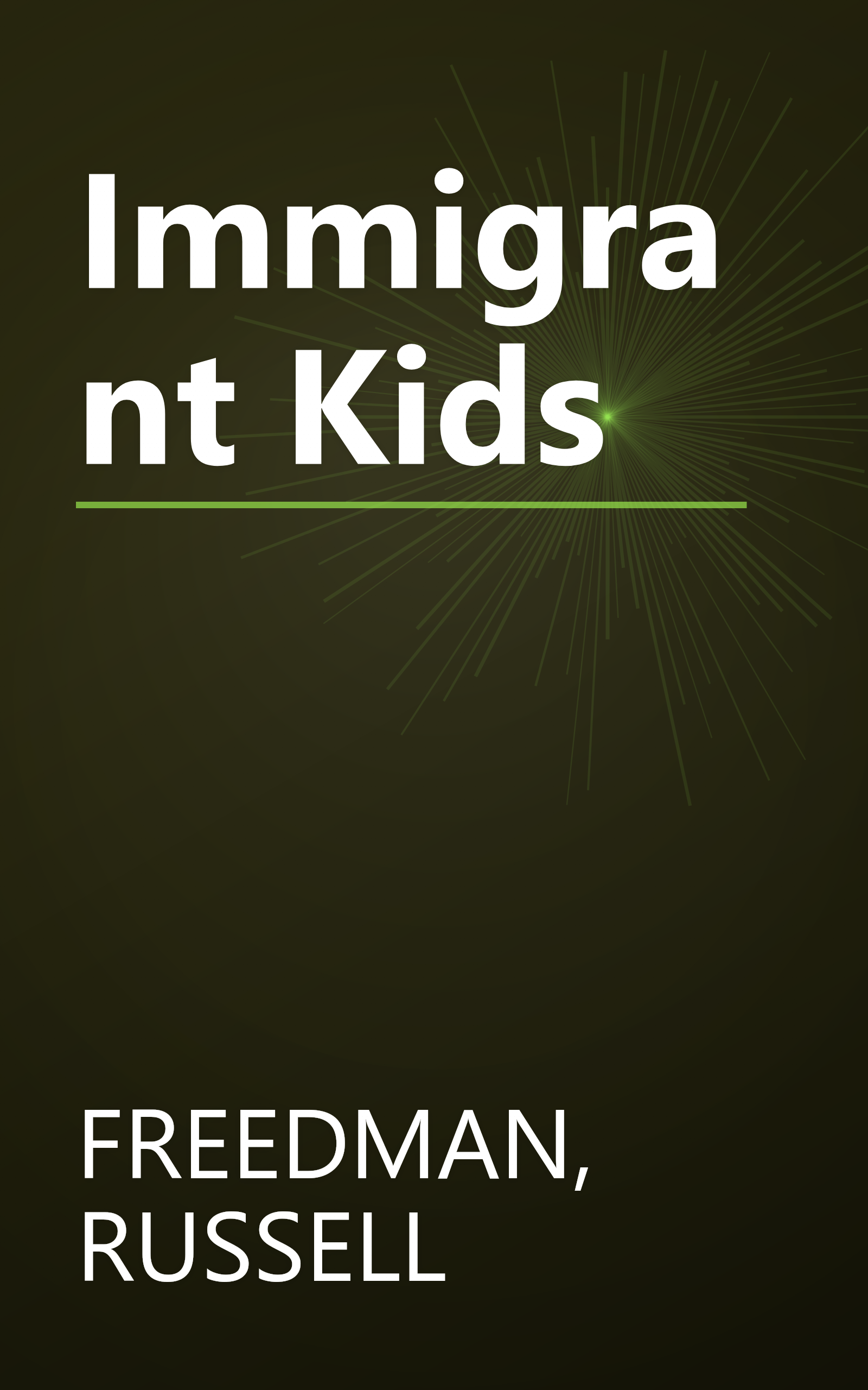 Immigrant Kids book cover
