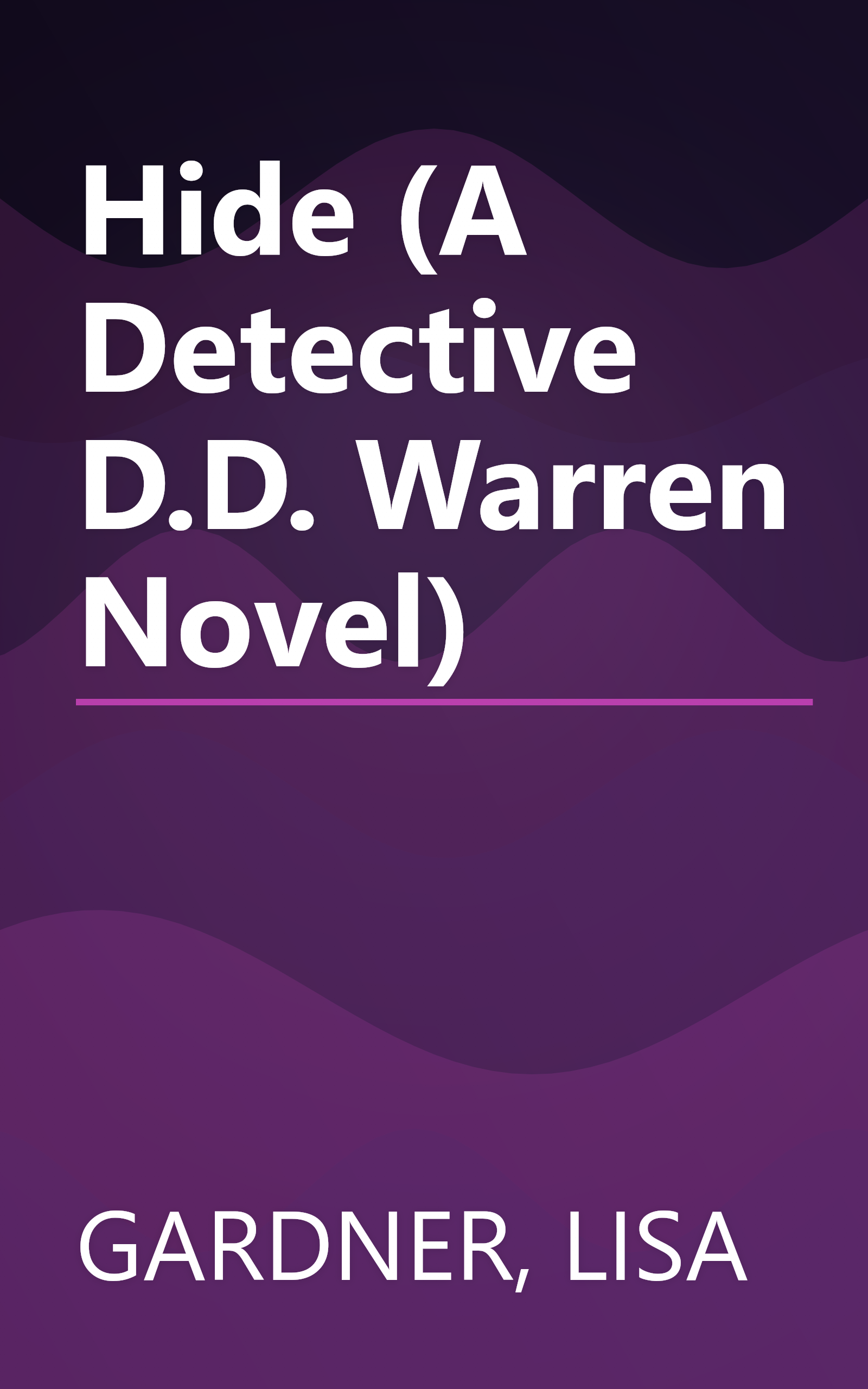 Hide (A Detective D.D. Warren Novel) book cover