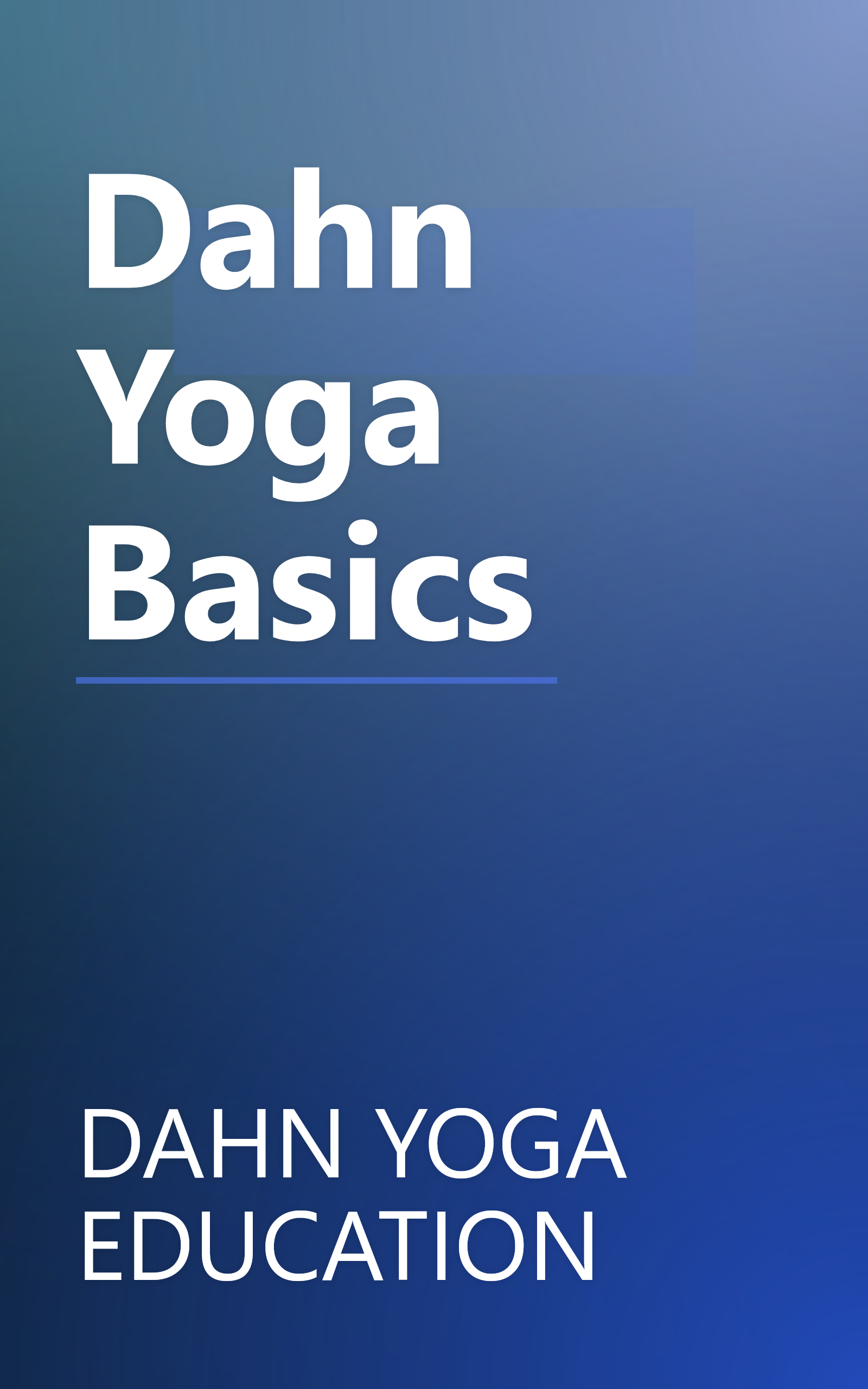 Dahn Yoga Basics book cover