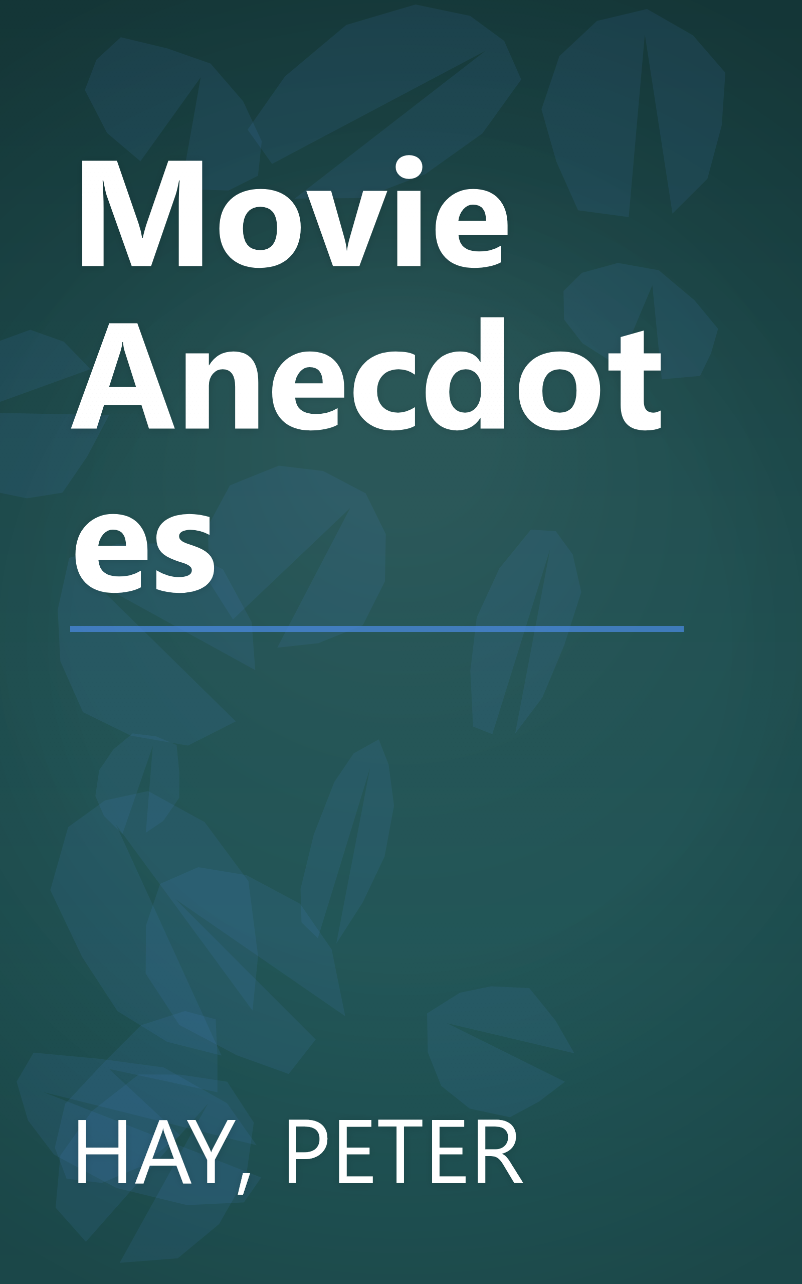 Movie Anecdotes book cover