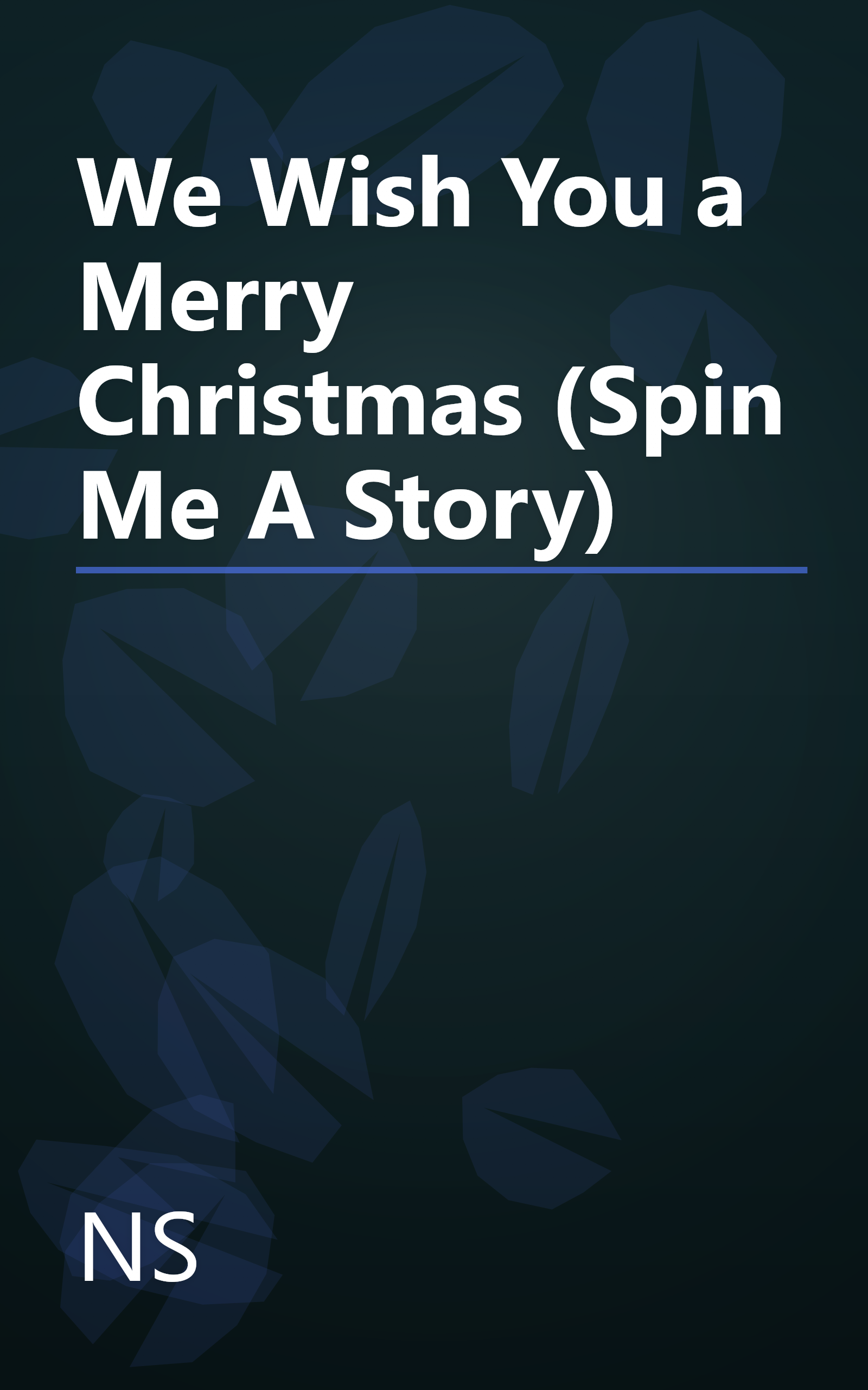 We Wish You a Merry Christmas (Spin Me A Story) book cover