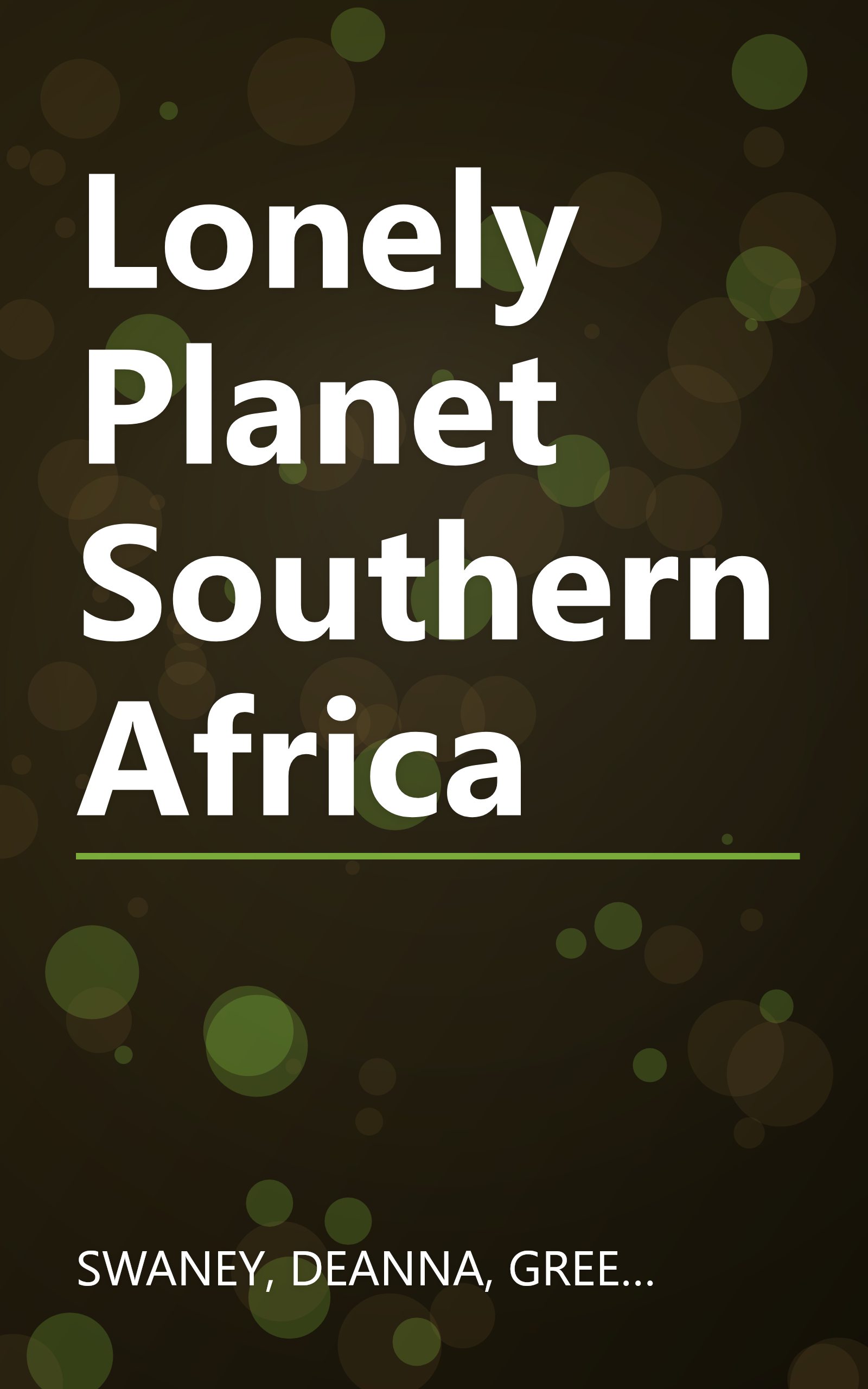 Lonely Planet Southern Africa book cover