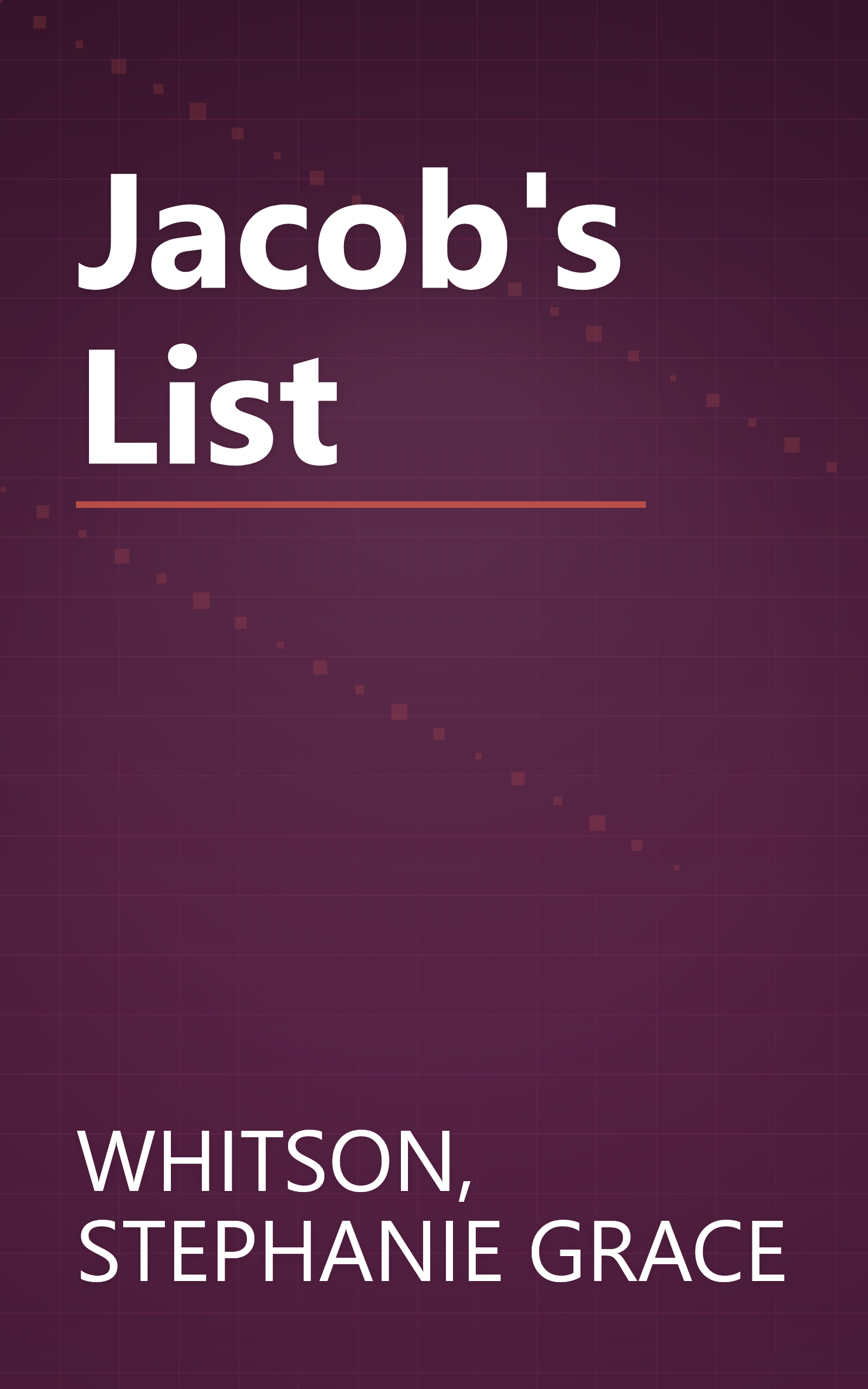 Jacob's List book cover