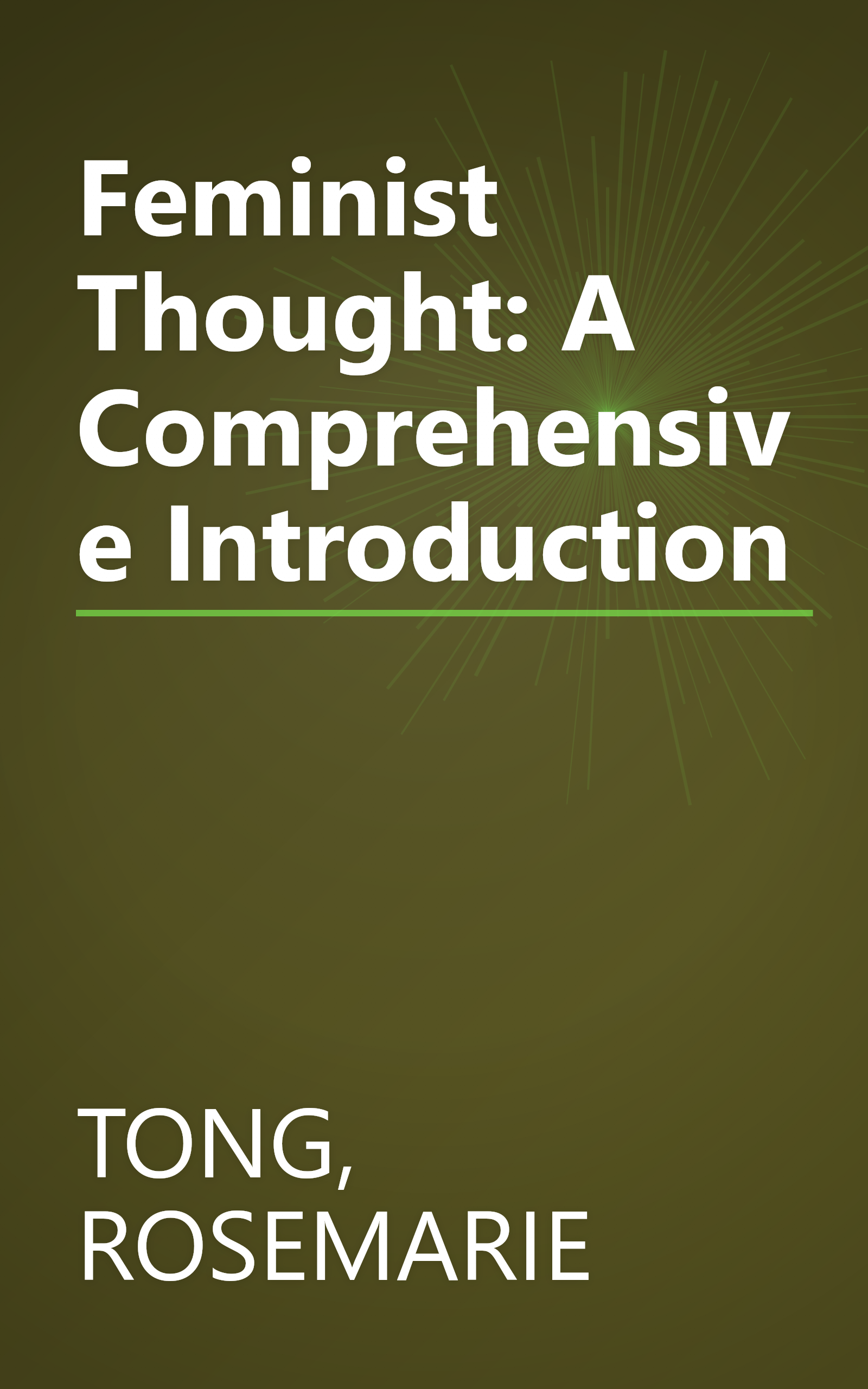 Feminist Thought: A Comprehensive Introduction book cover