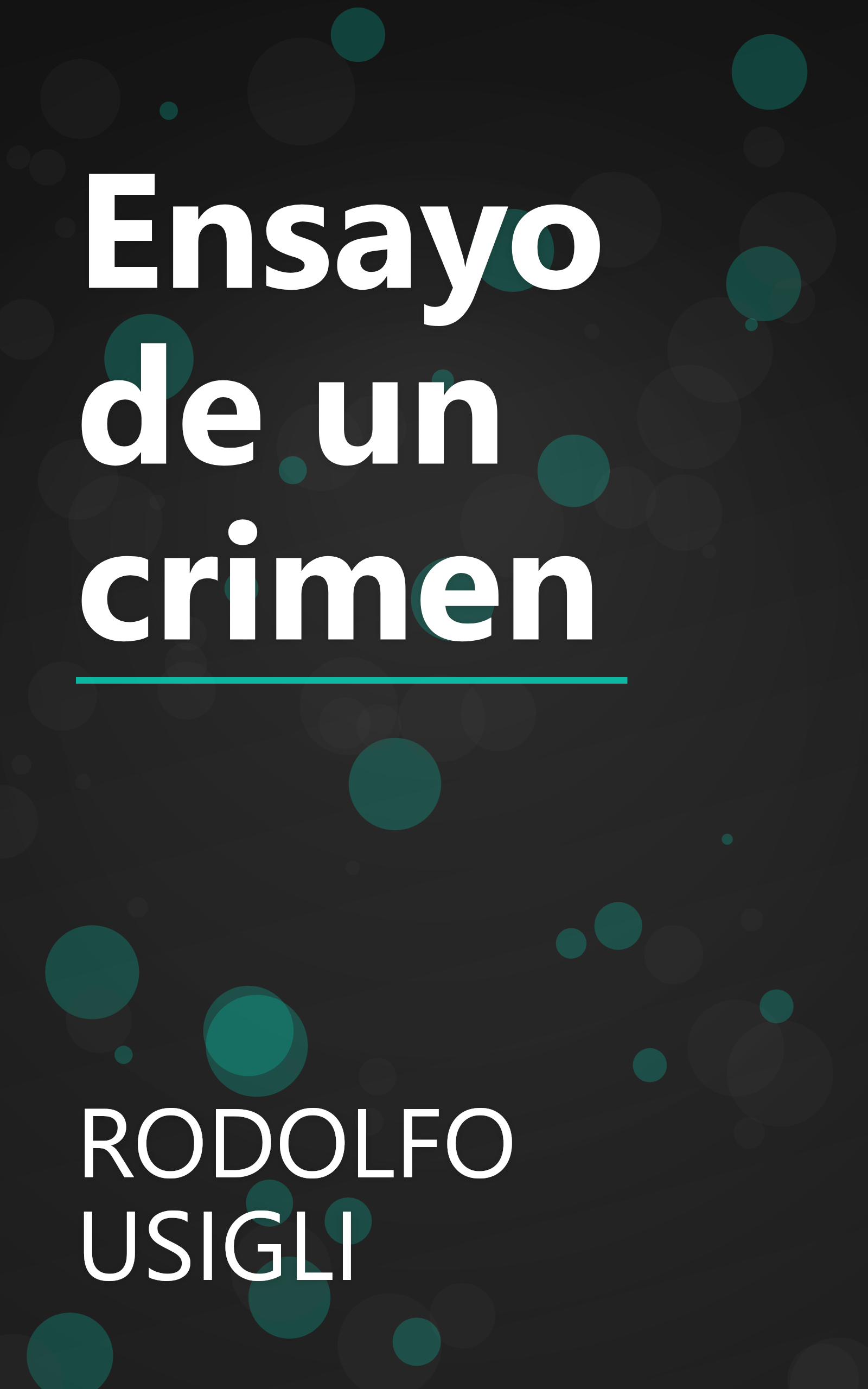 Ensayo de un crimen book cover