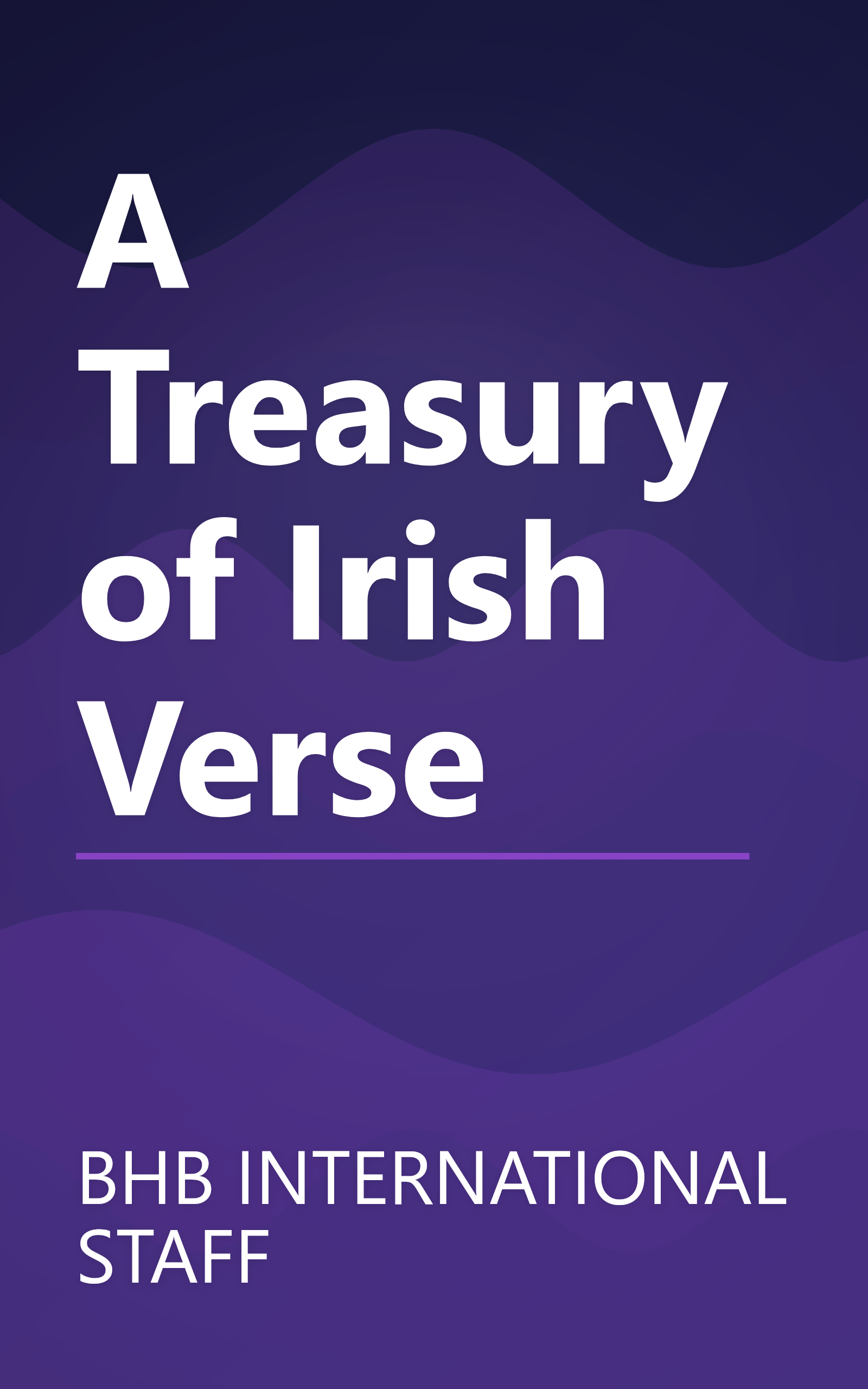 A Treasury of Irish Verse book cover