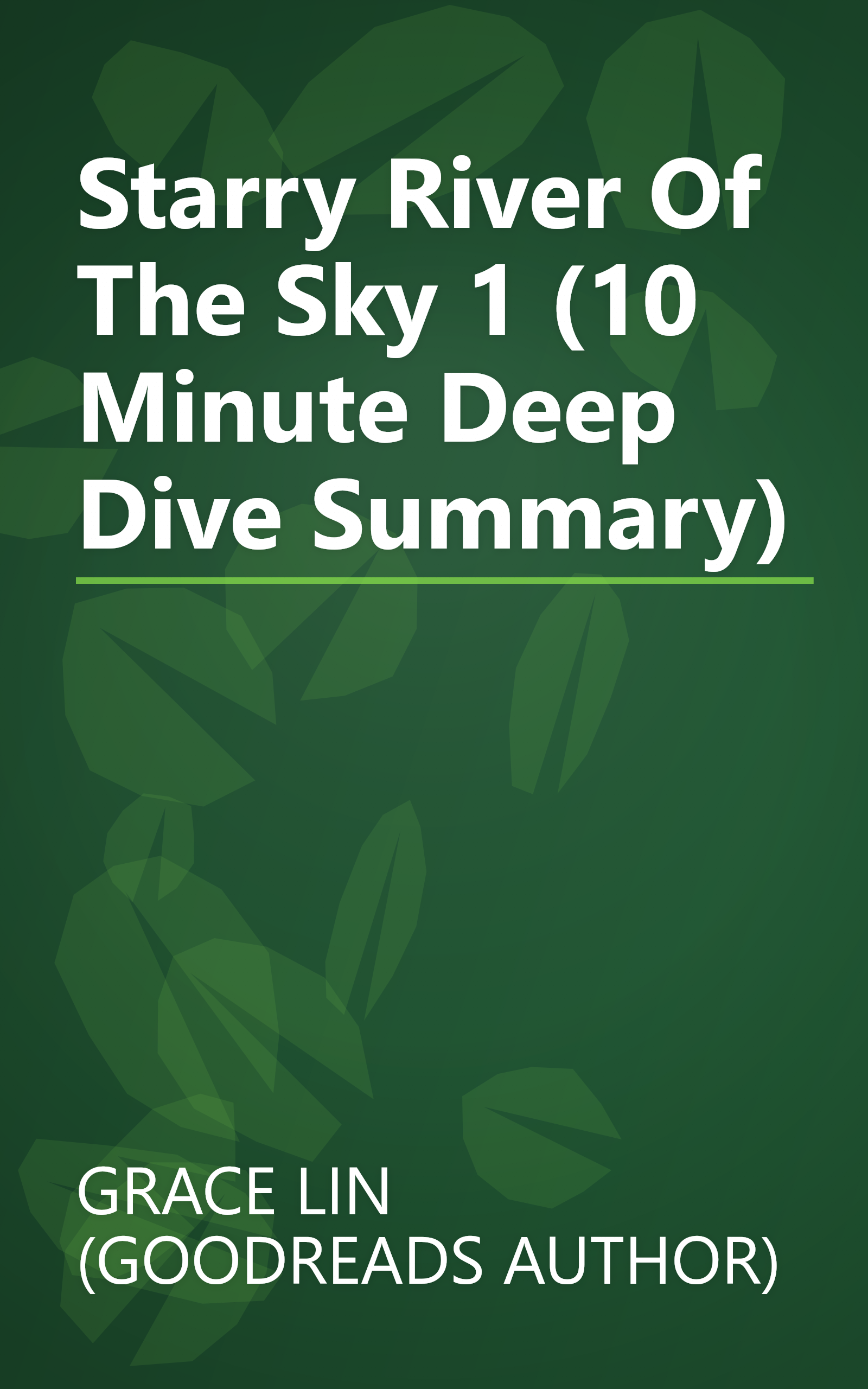 Starry River Of The Sky 1 (10 Minute   Deep Dive Summary) book cover